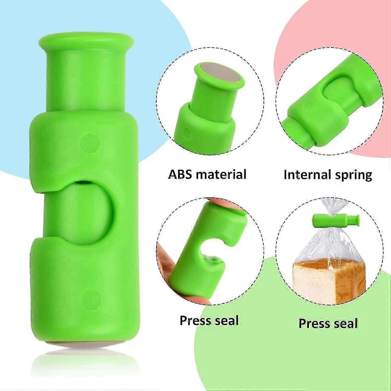 Squeeze Clips, Squeeze Bread Bag Clips, Food Bag Cinch Clips, Slip Grip ...