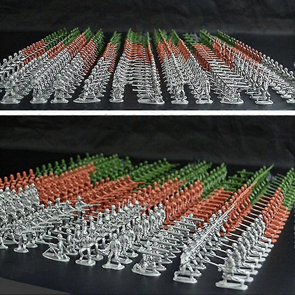 300pcs Mini Military Figures - 12 Poses - Kids Toy Army Men - Home ...
