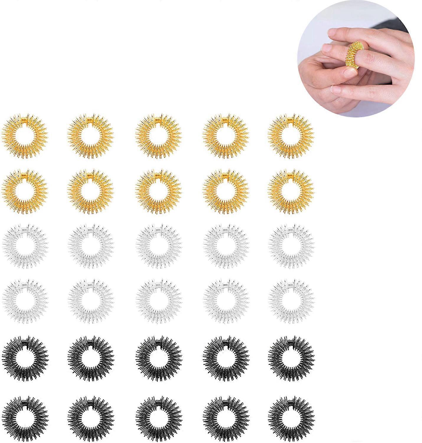 Massage Therapy Tools, Fidget Tribe Sensory Acupressure Rings, Spiky ...