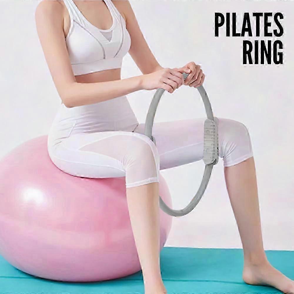 Pilates Ring for Workout - Yoga Ring with Double Handles - Resistance ...