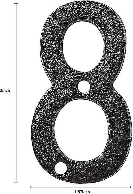 3 Inch Cast Iron House Numbers And Letters, Vintage Cast Iron Home ...