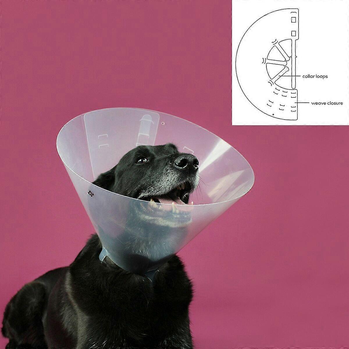 Elizabethan Dog Collar KVP Betsy Transparent (33-41 cm) | Fruugo UK