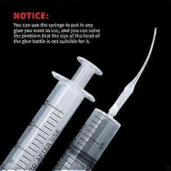 200 Pieces Micro Glue Tips Plastic Glue Bottle Tips Precision Glue ...