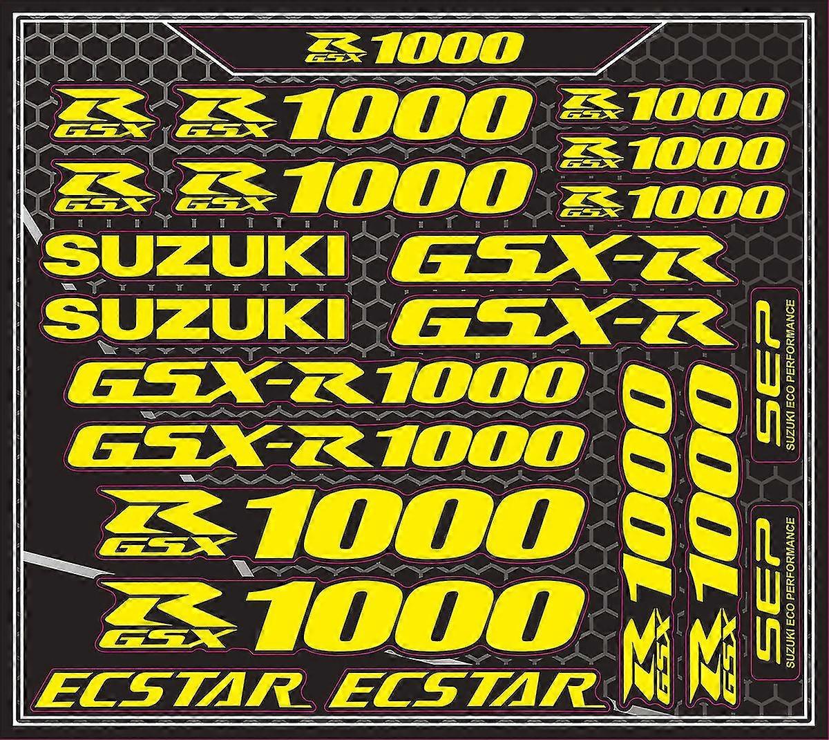 For Suzuki Gsxr 600 750 1000 Sticker Decal Gsx R600 R750 R1000 Logo Kit ...