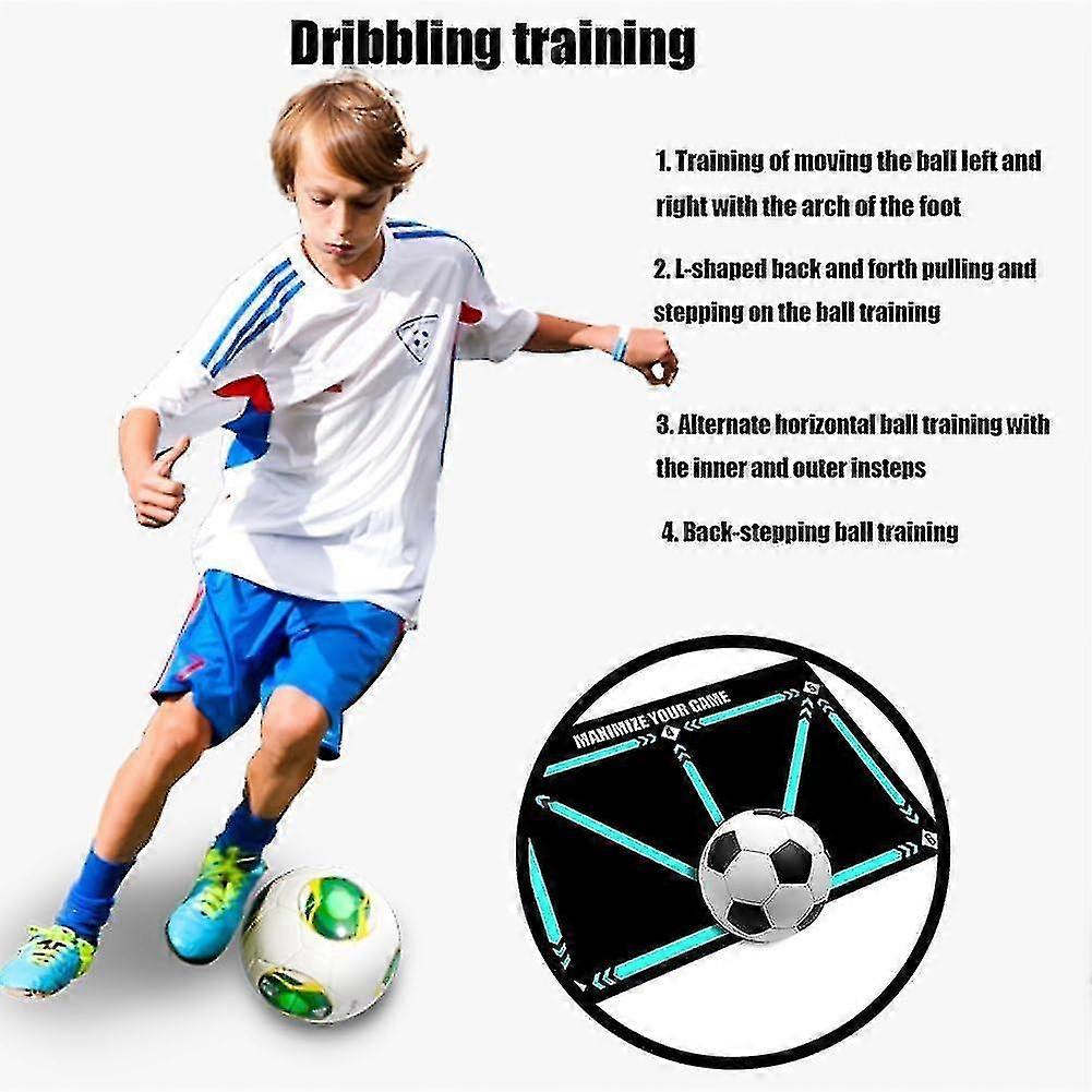 Football Footstep Training Mat, Soccer Training Mat, Fpro Ball Mastery ...