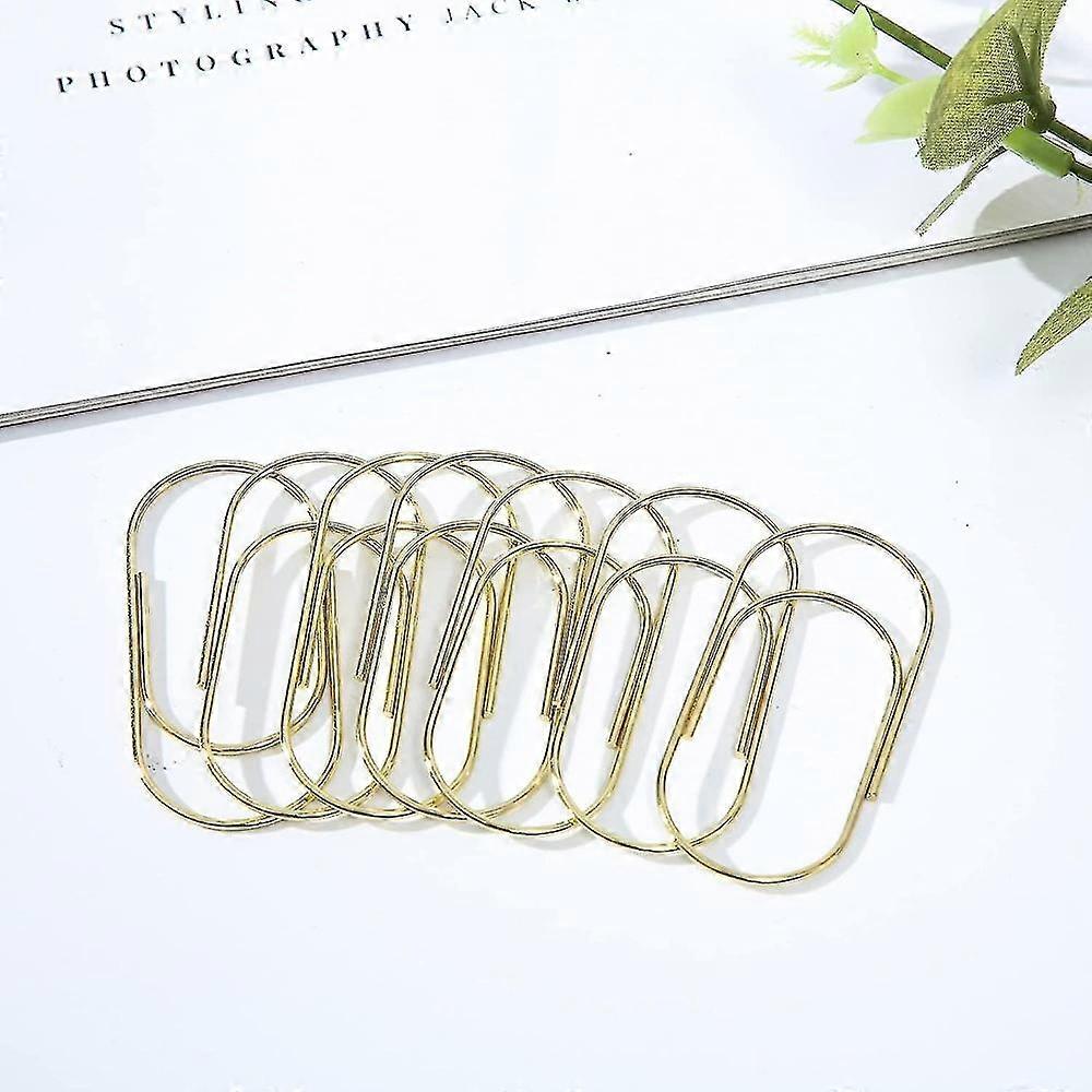 Jumbo Paper Clip 20 Pcs,50mm/1.97'' Gold Large Paper Clip Office Supply ...