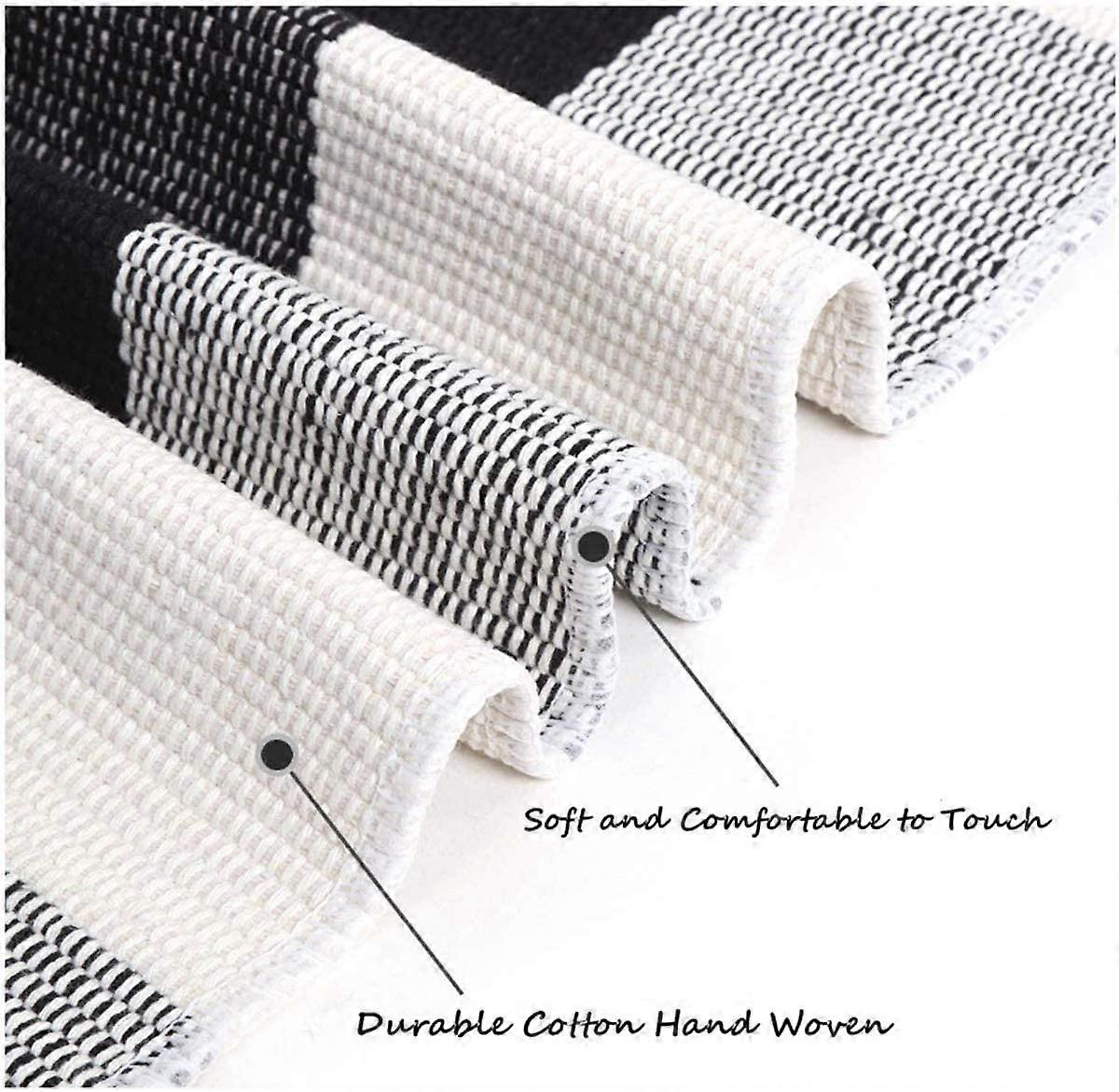 Svart och vit rutig matta 60 * 90CM Utomhus / Inomhus Veranda ...