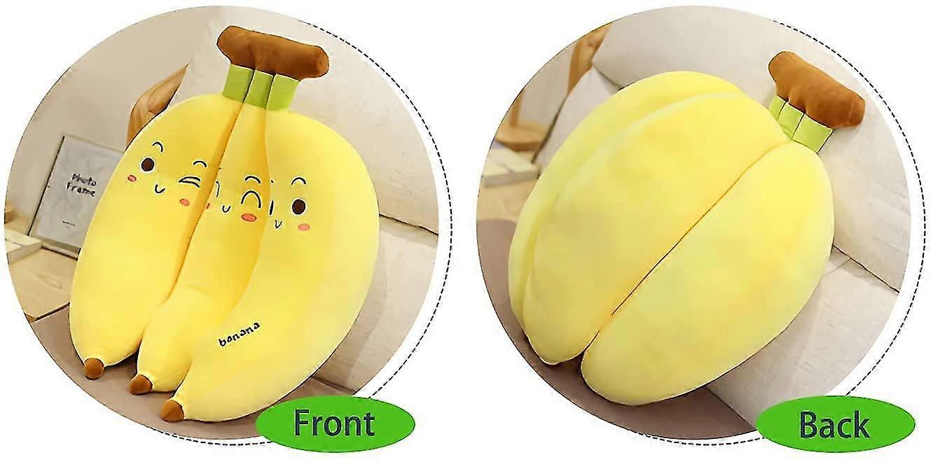 banana plush toy cute cartoon stuffed fruit pillow for home decor kids ...