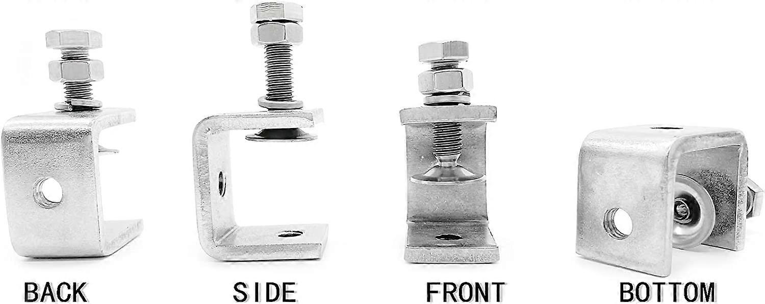 4 Pack 304 Stainless Steel U Shape C Clamp Vice Woodworking Clamp Heavy ...