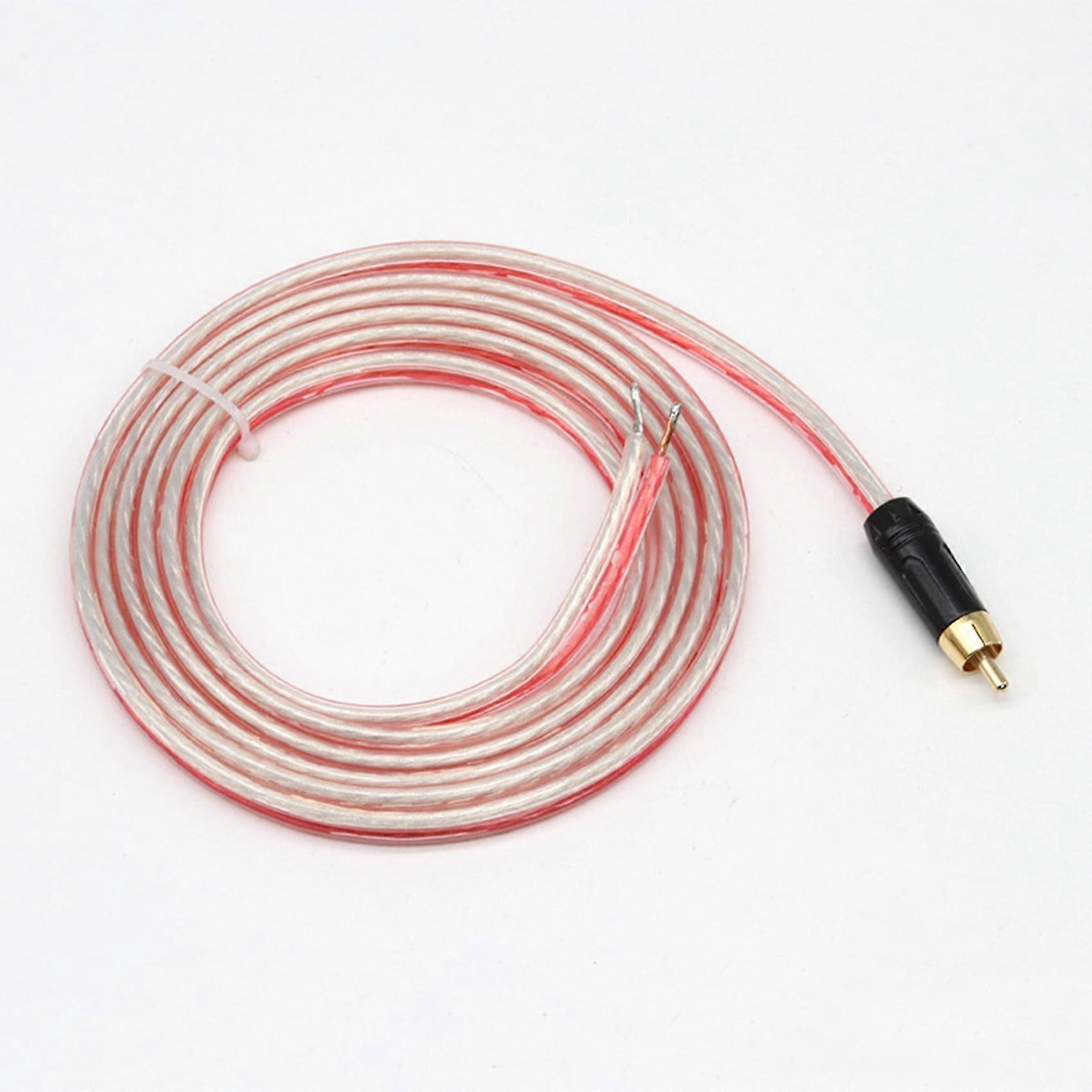 Replacement Repair Speaker Bare Wire Cable 5ft With Rca Plug To ...