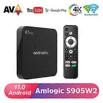 G7 Mini Smart TV Box Android 11.0 Amlogic S905W2 4K HDR Media Player 2 ...