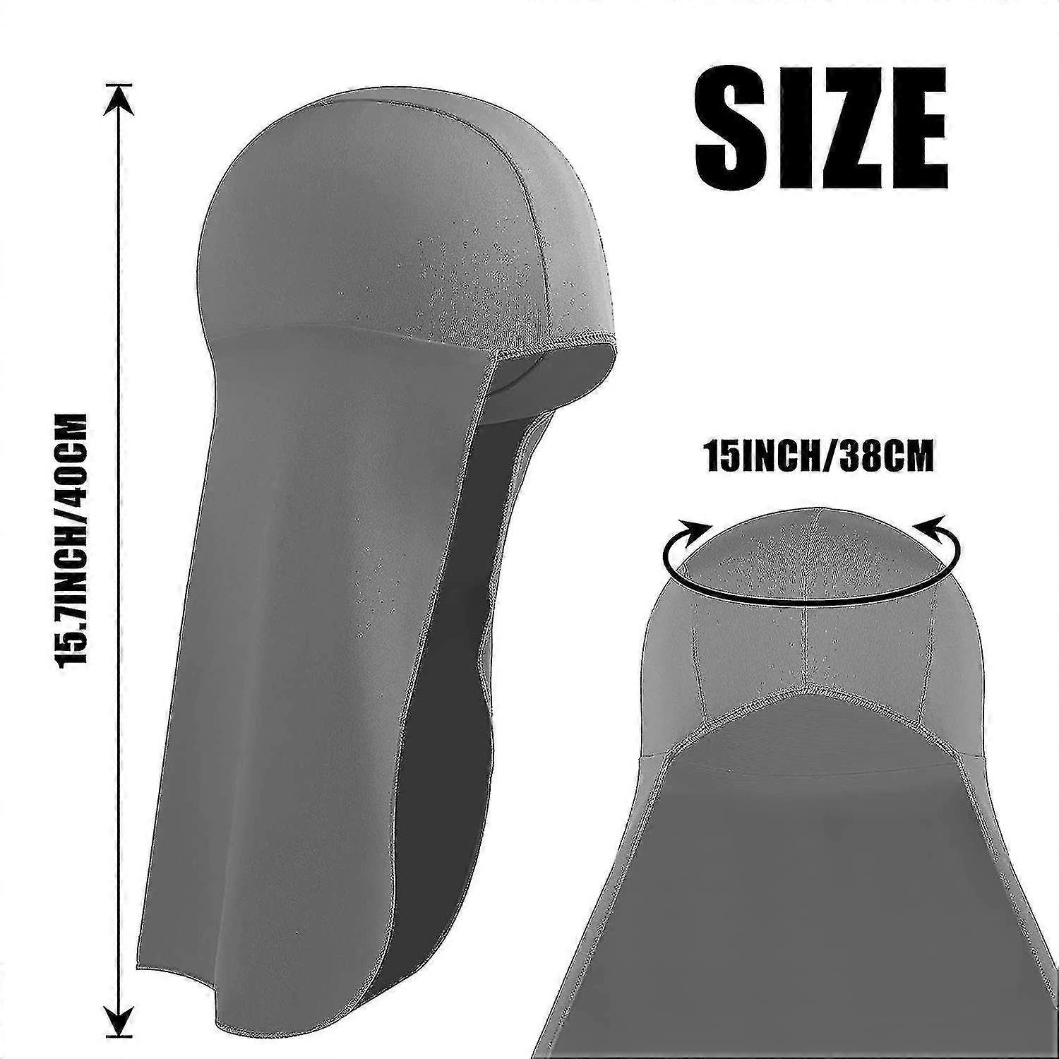 3 Pieces Hard Hat Liner With Neck Flap Cooling Skull Caps Liner Sweat ...