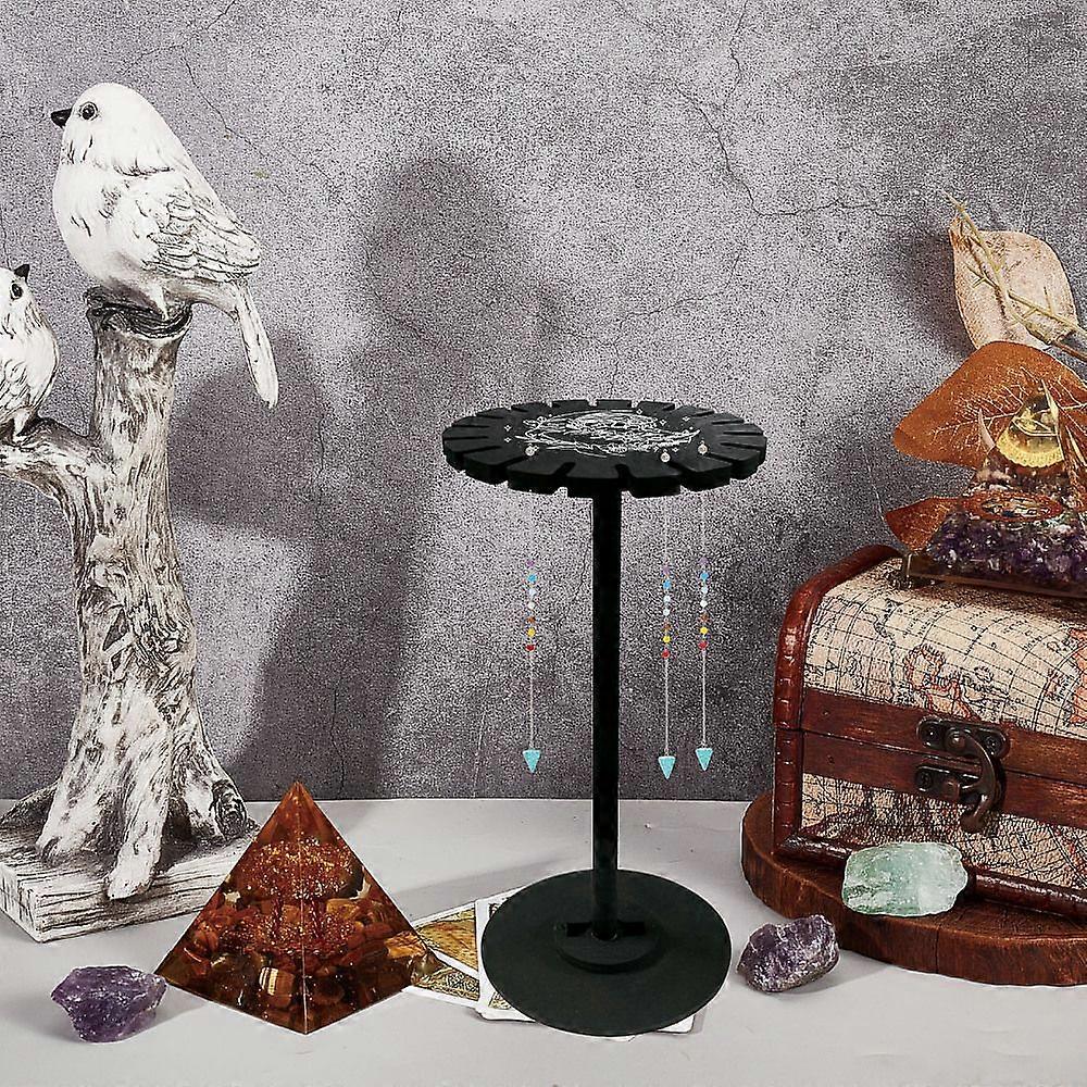 Moon Pendulum Crystal Holder Flower Goddess Divination Dowsing Wheel ...