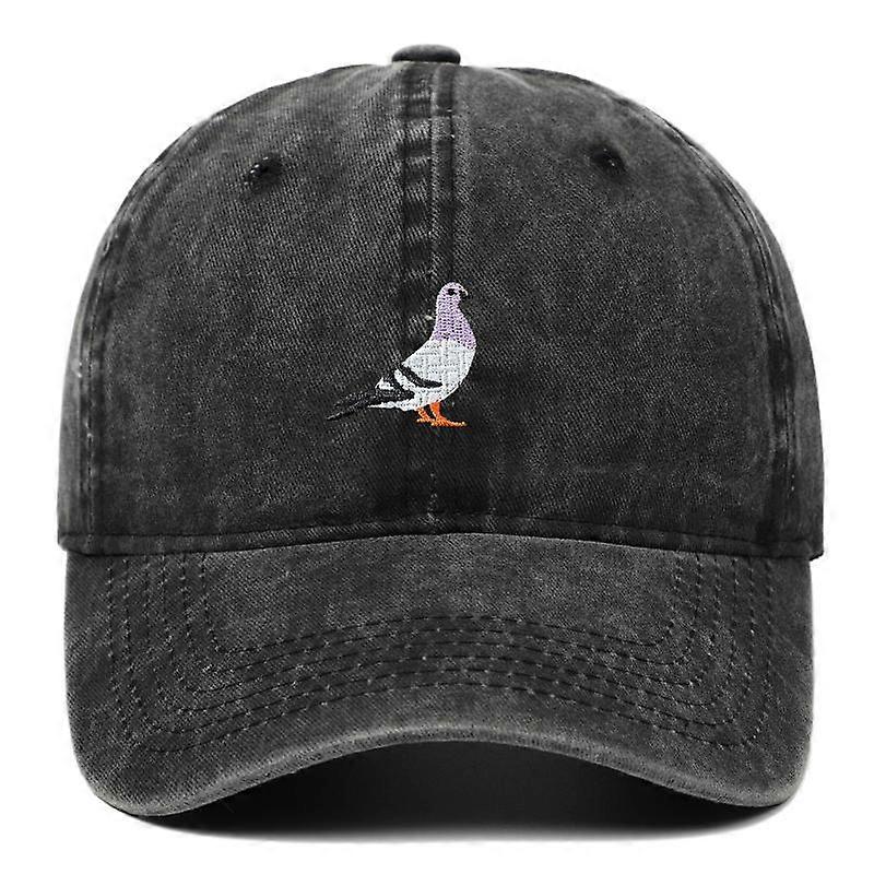 Embroidery Pigeon Spring Baseball Caps Men Women Water Washed Sunscreen ...
