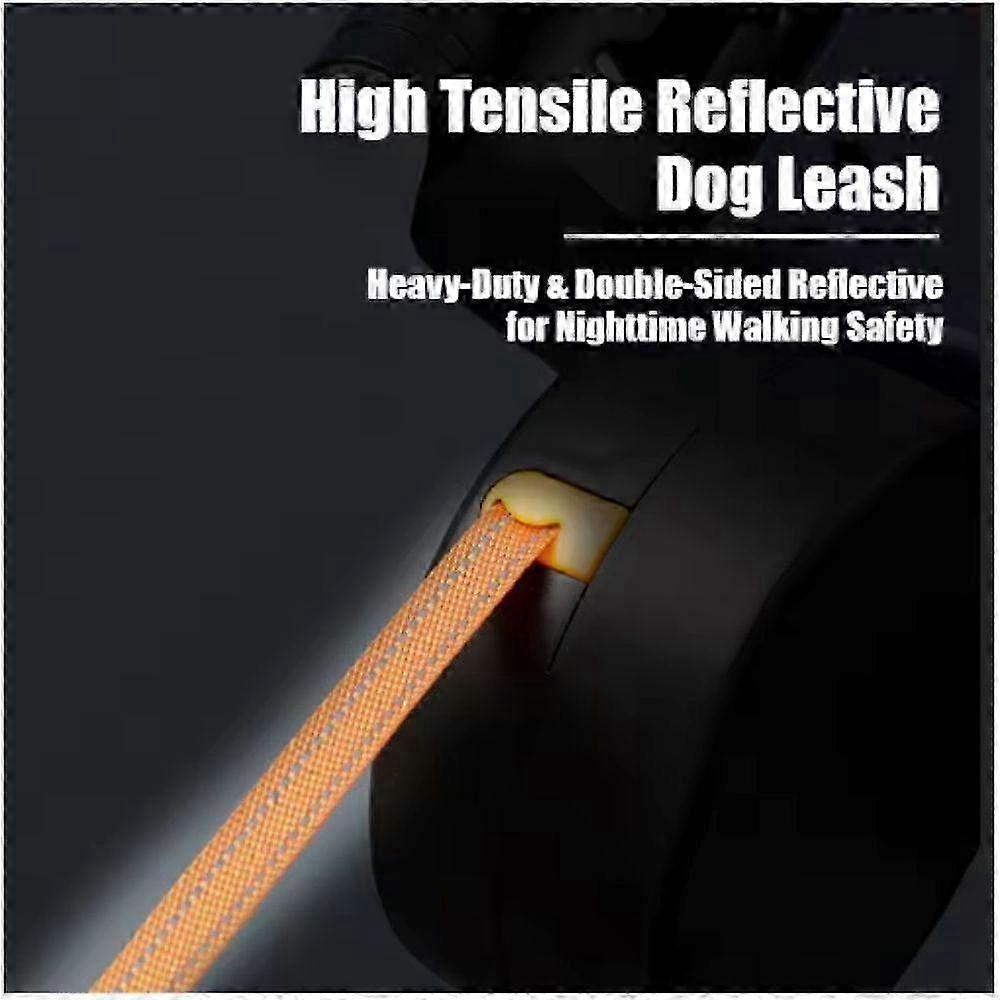Double Dog Retractable Leash with 360 Anti-Tangle Swivel & Illuminated ...