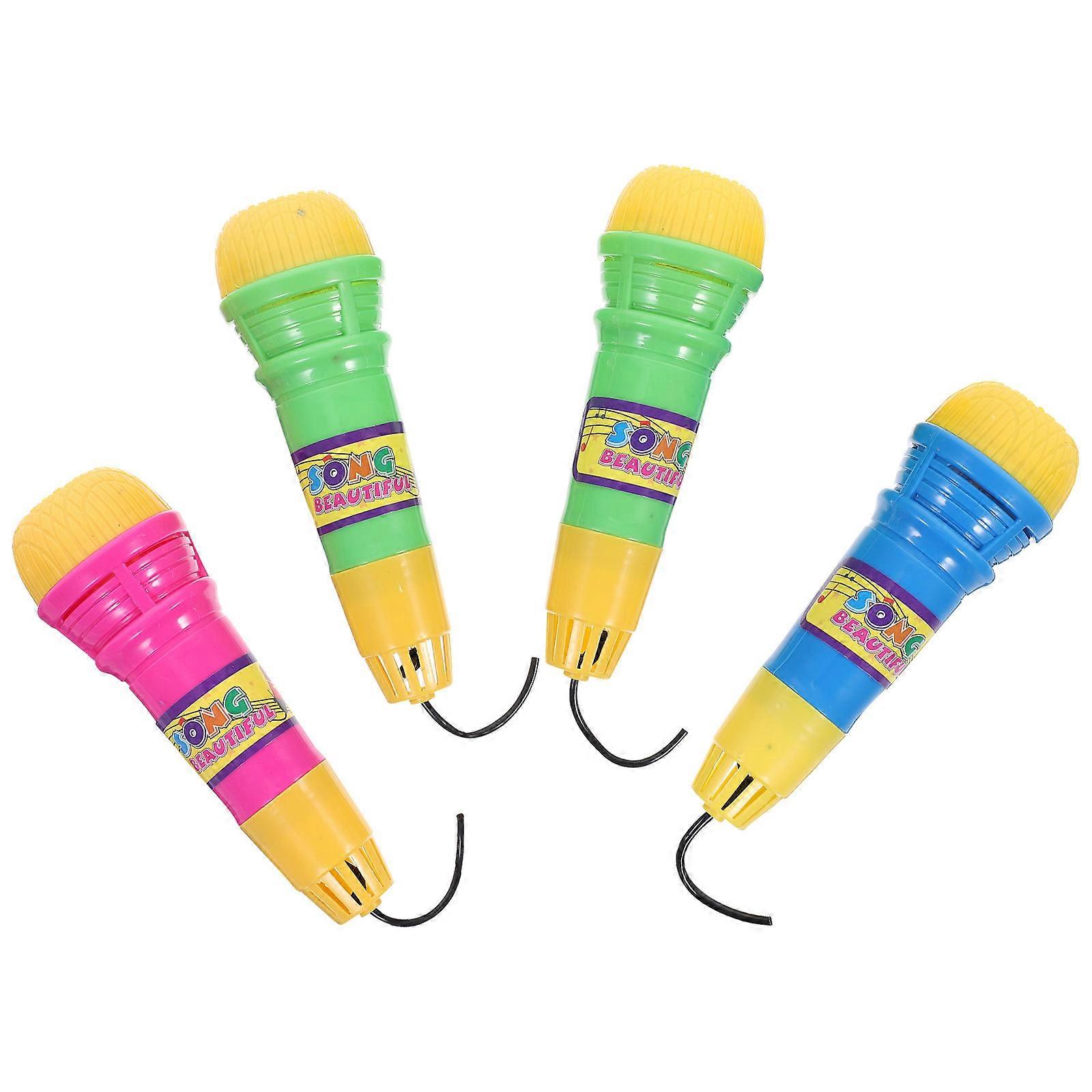 Mini Echo Microphone For Kids 4Pcs Simulated Microphone Toy Assorted ...