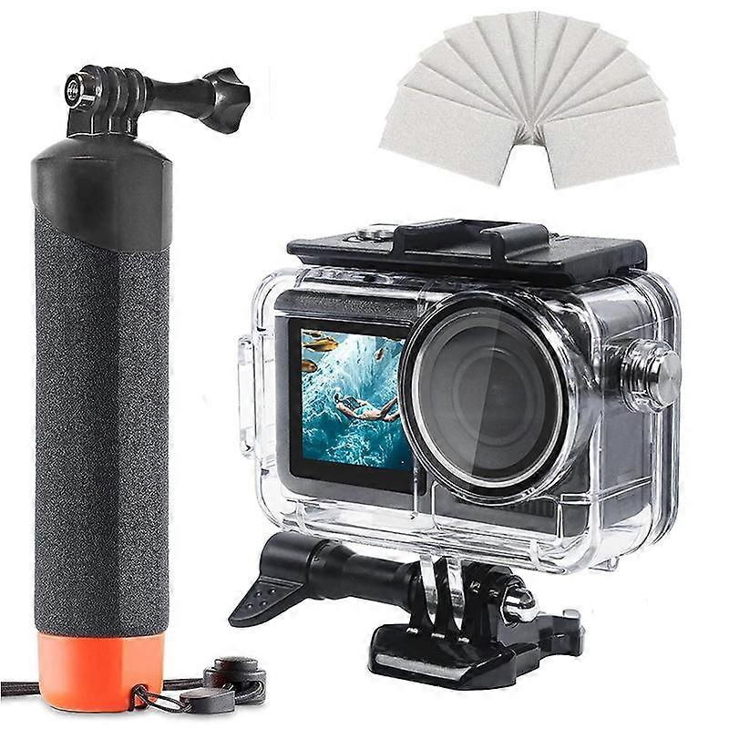 For DJI Action 5 Pro/4/3 Waterproof Diving Case with Buoyancy Float ...