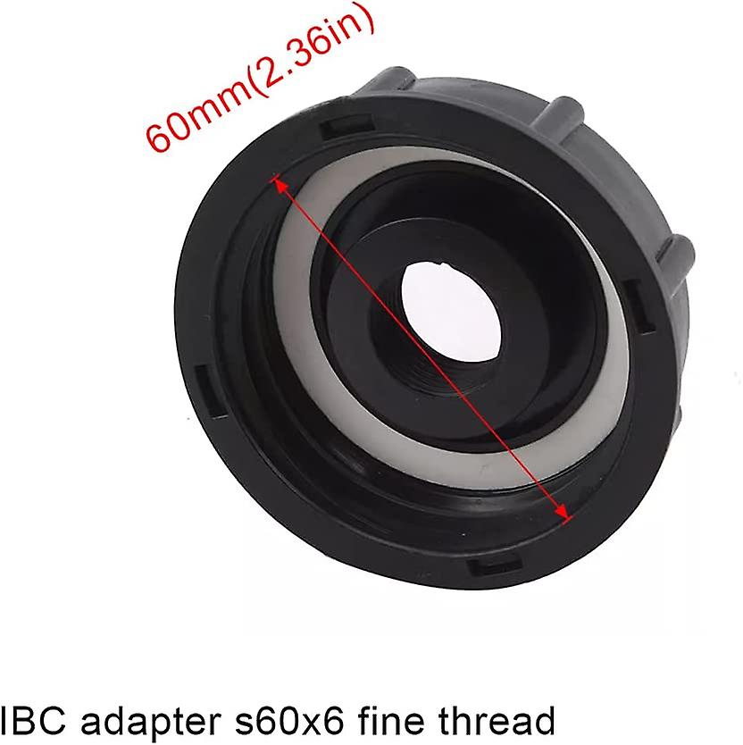 2024 3 Pieces Ibc Drain Tank Adapter Plastic Water Tank Lid Adapter To ...