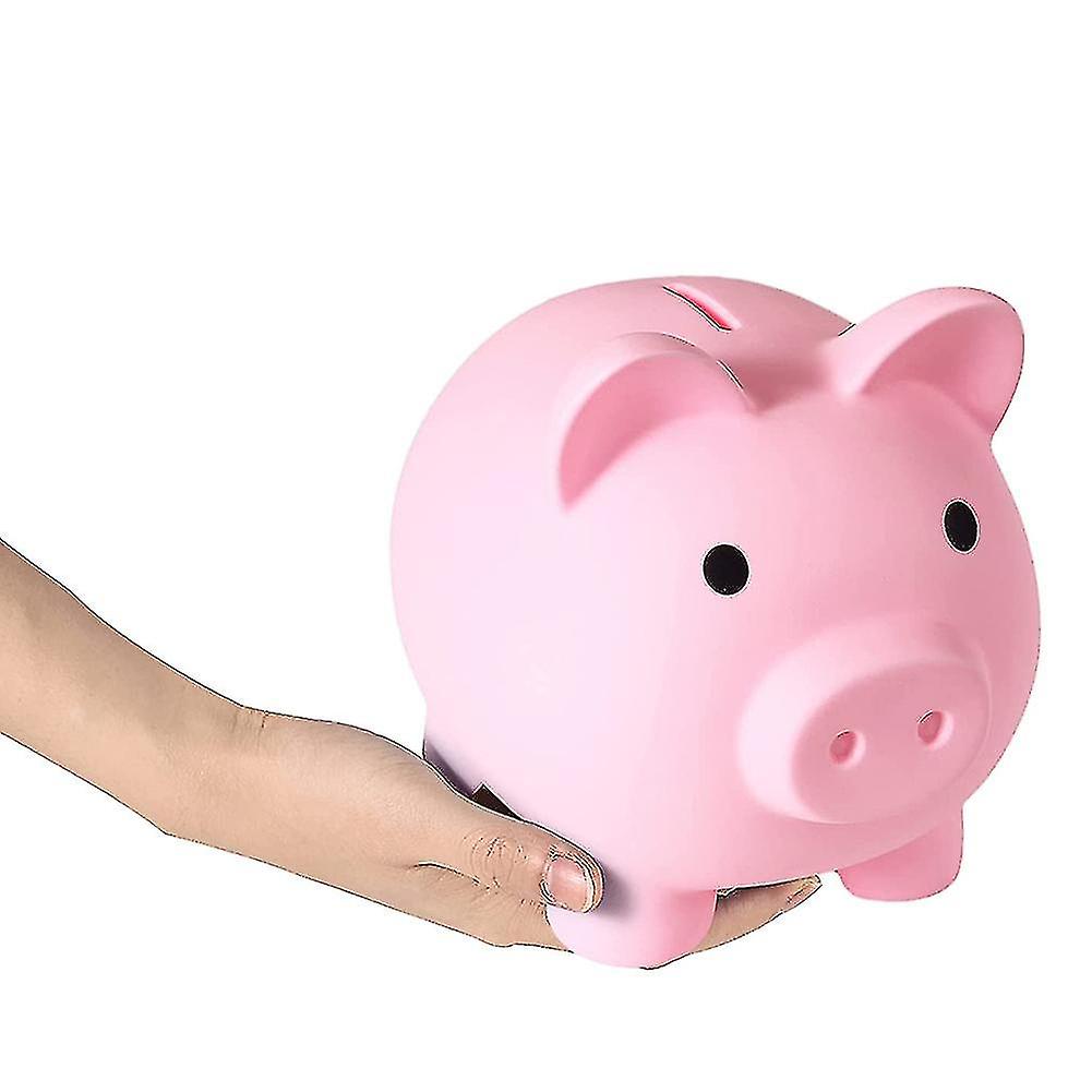 Large Piggy Bank, Unbreakable Plastic Money Bank, Coin Bank For Girls ...