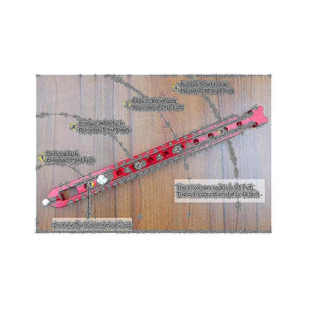 Woodworking Compass Scriber, Adjustable Metric/inch Arc Drawing Ruler ...