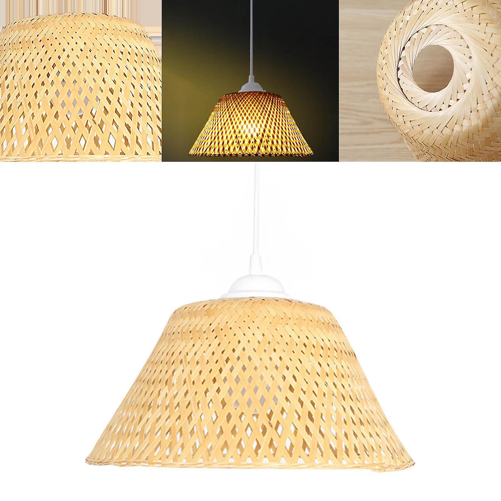 1/2 Handmade Weave Ceiling Lighting Fixture Lamp Shade For Bar Dining ...