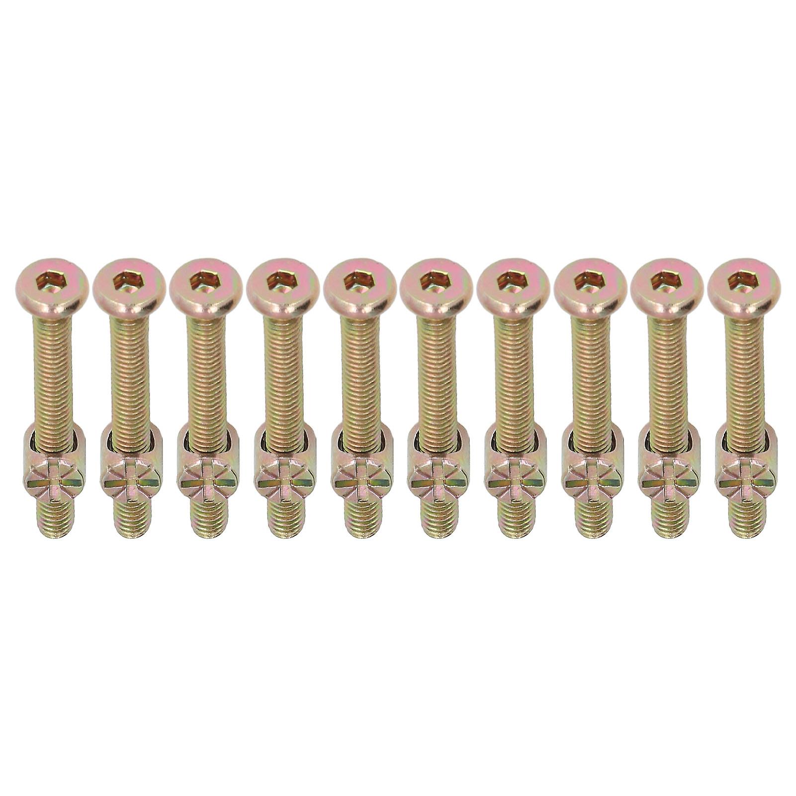 10 Sets Baby Bed Crib Screw M6 Galvanized Stainless Steel Hex Socket ...