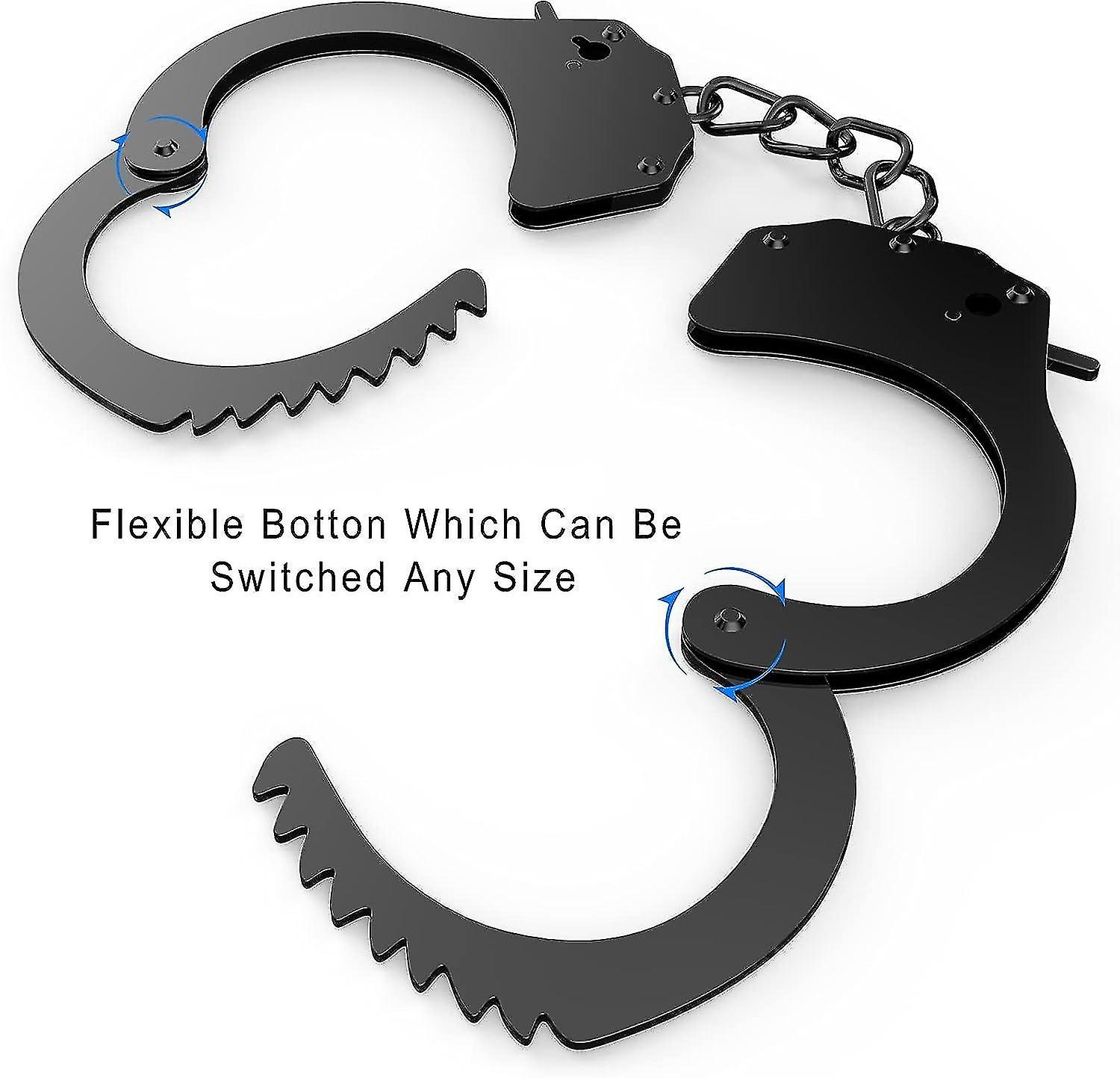 Professional Handcuffs, Metal Handcuffs with Keys Kids Toy Metal ...