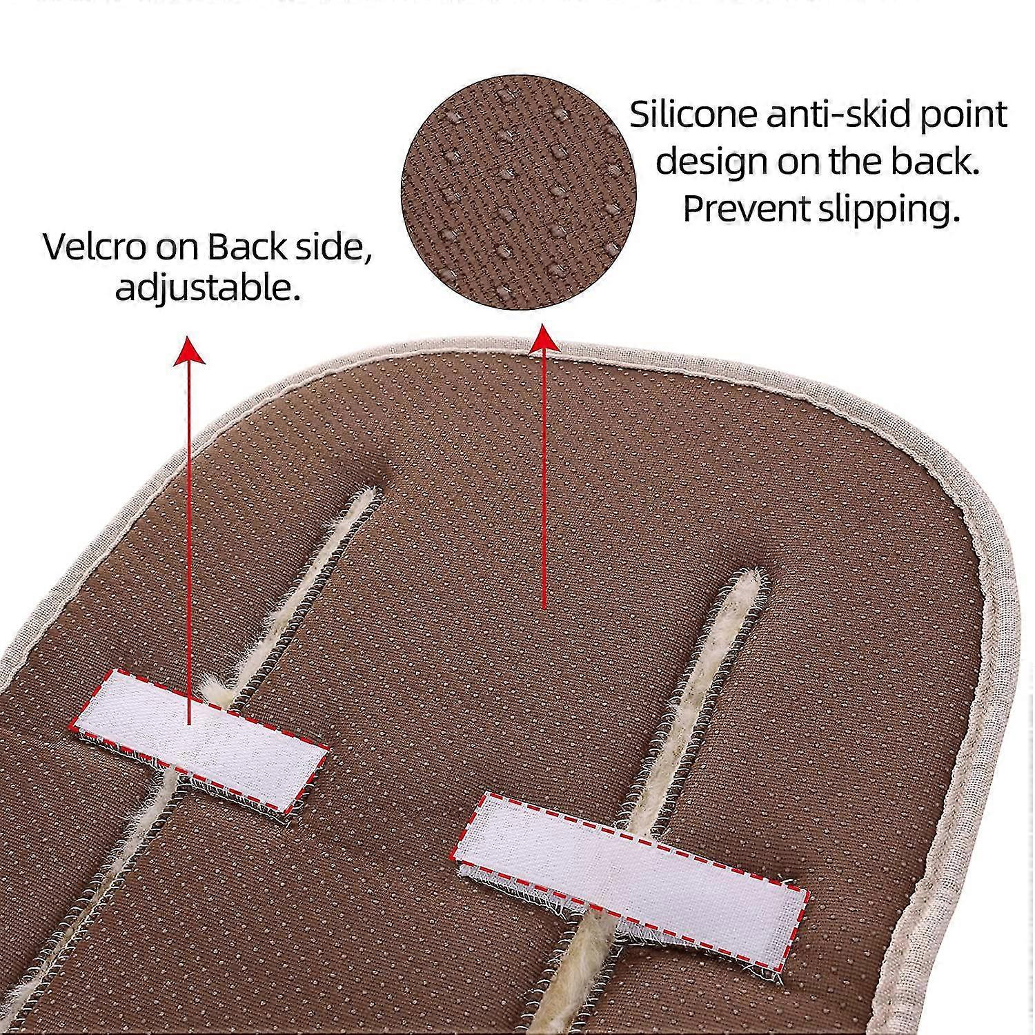 Baby Stroller Cushion Winter Warm Stroller Seat Liners 75 X 36cm ...