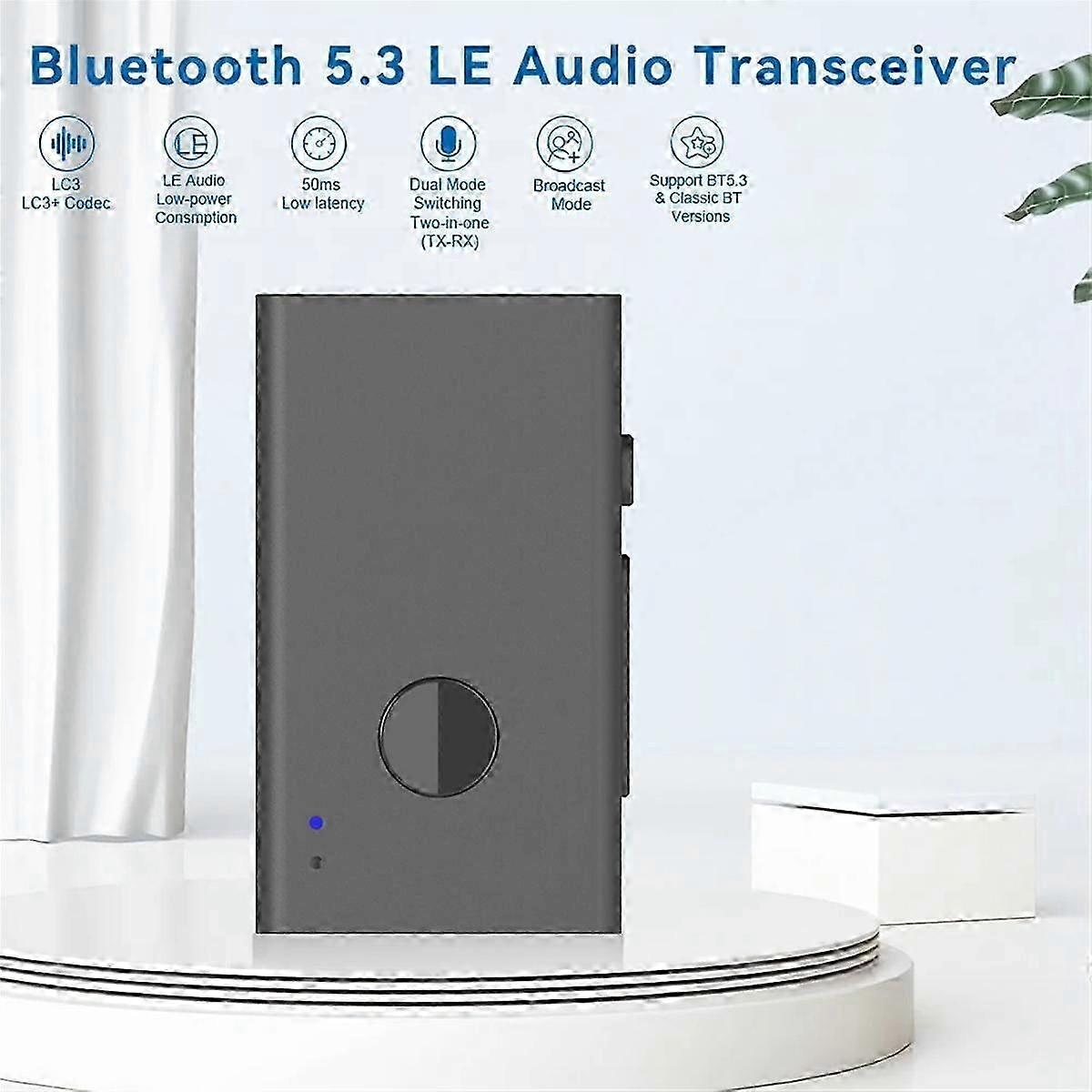 Bluetooth 5.3 Le Audio Transmitter Receiver Lc3 Low Latency For Pc ...