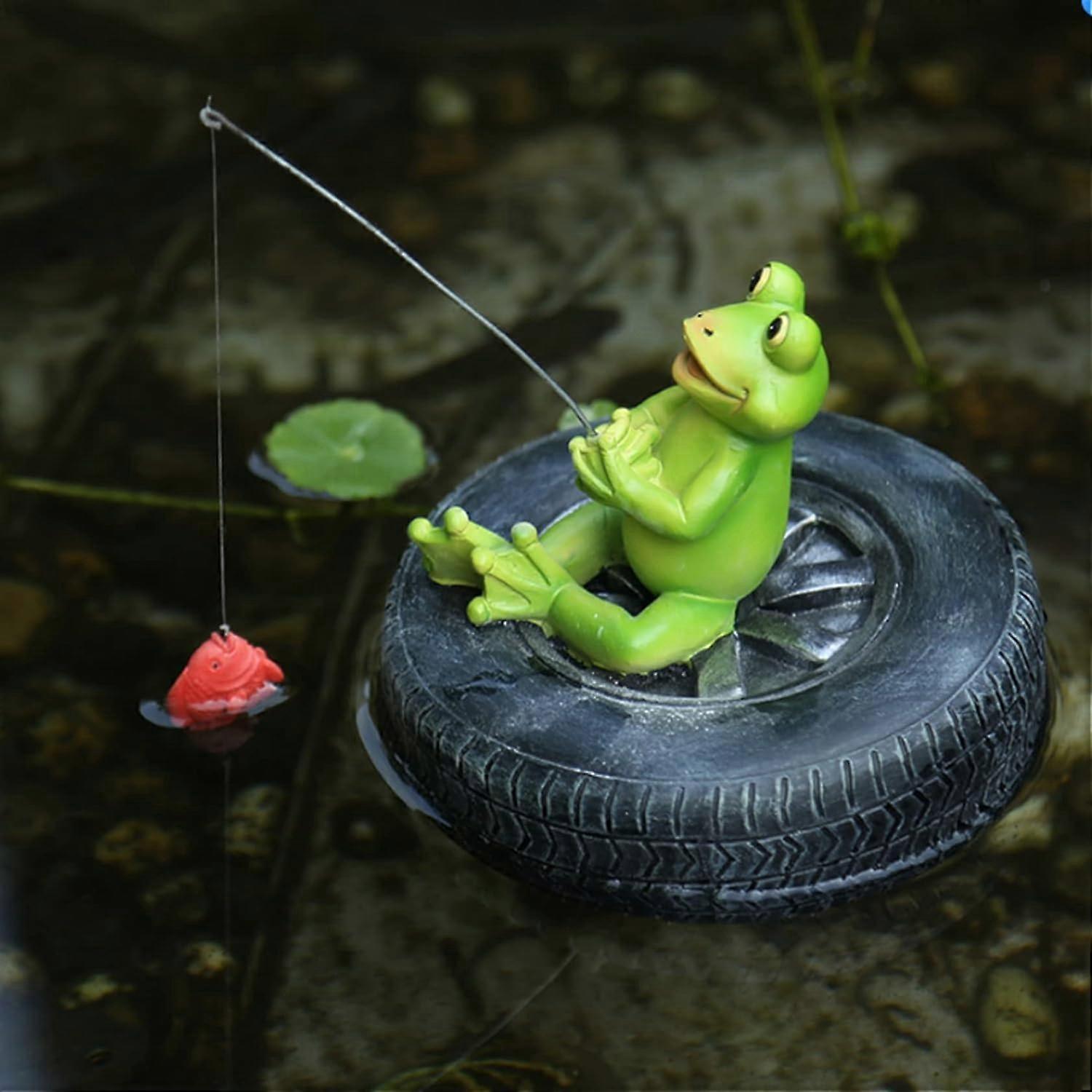 Floating Pond Ornaments Frog,Floating Frog for Pond Ornaments Frog ...