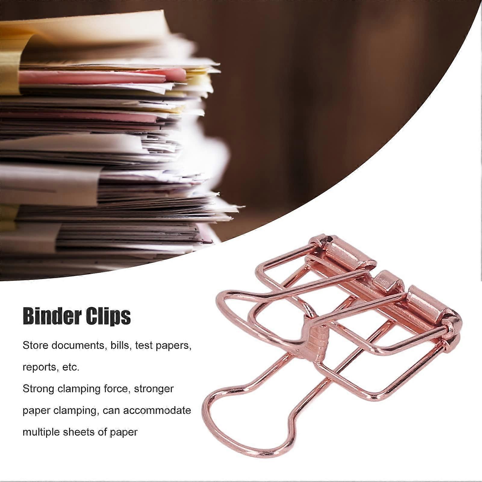 80 Pcs Multi Purpose Metal Wire Clip Set, Metal Hollow Small Clips ...