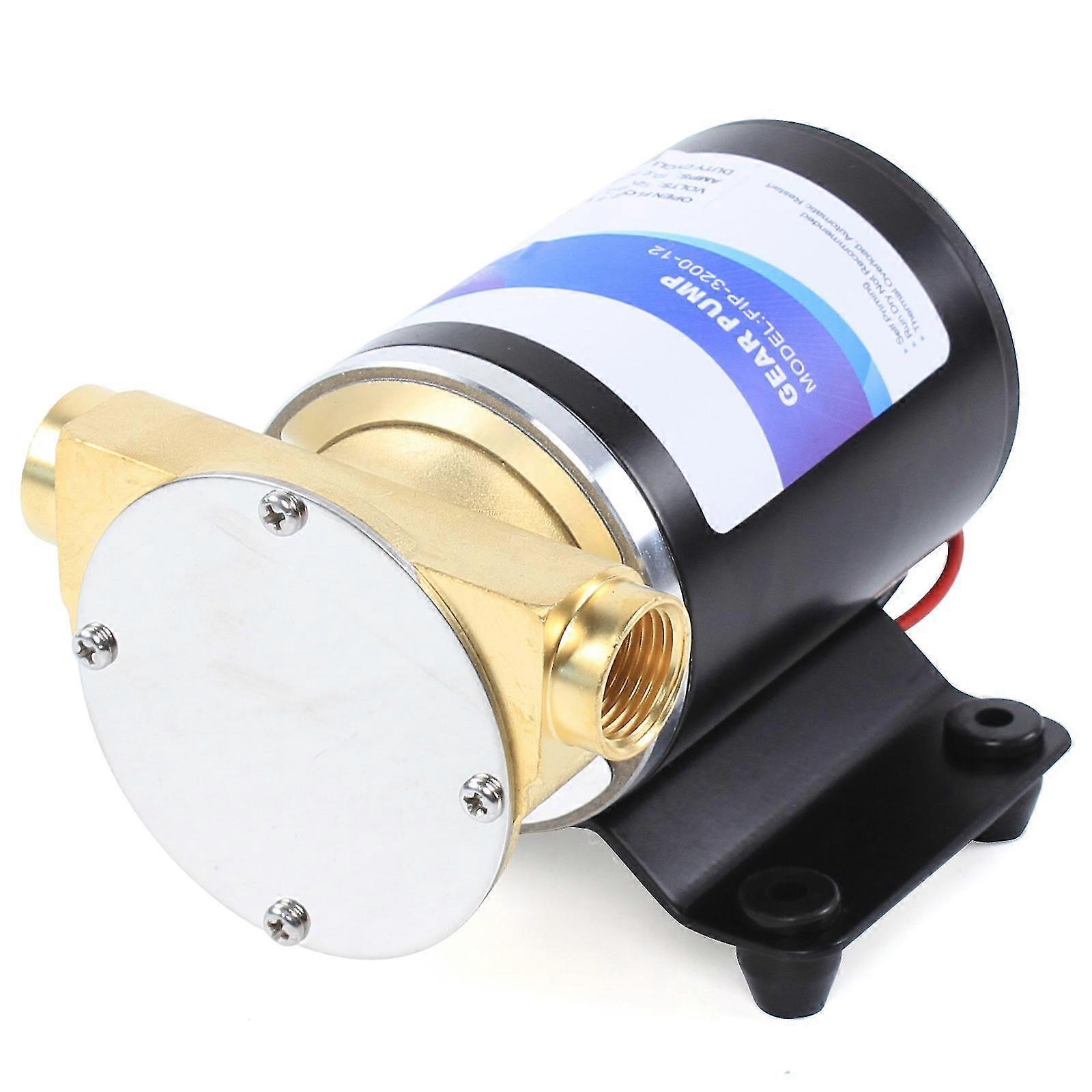 30l/min 12v Bilge Pump Deck Wash Pump Vane Pump-Super | Fruugo UK