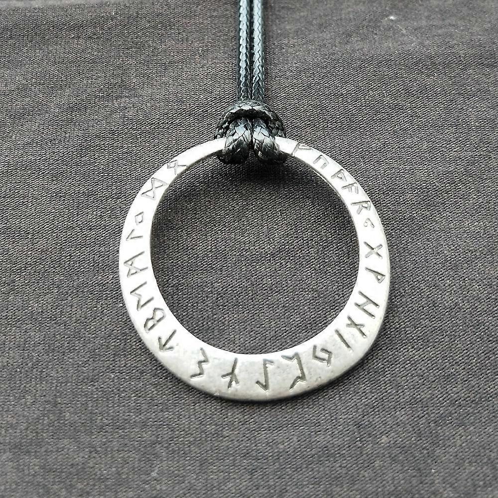 Slavic Norway Valknut with the Elder Futhark Runes Pagan Amulet Pendant ...