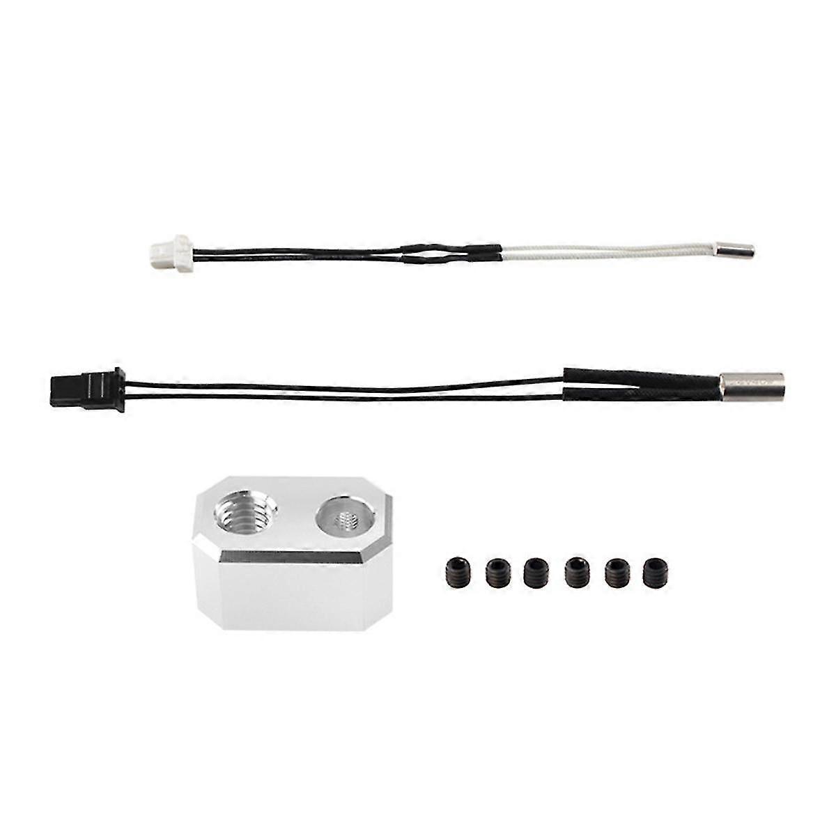 For Prusa MK4 24V 40W Heater Thermometer Line and Heating Block Kit for ...