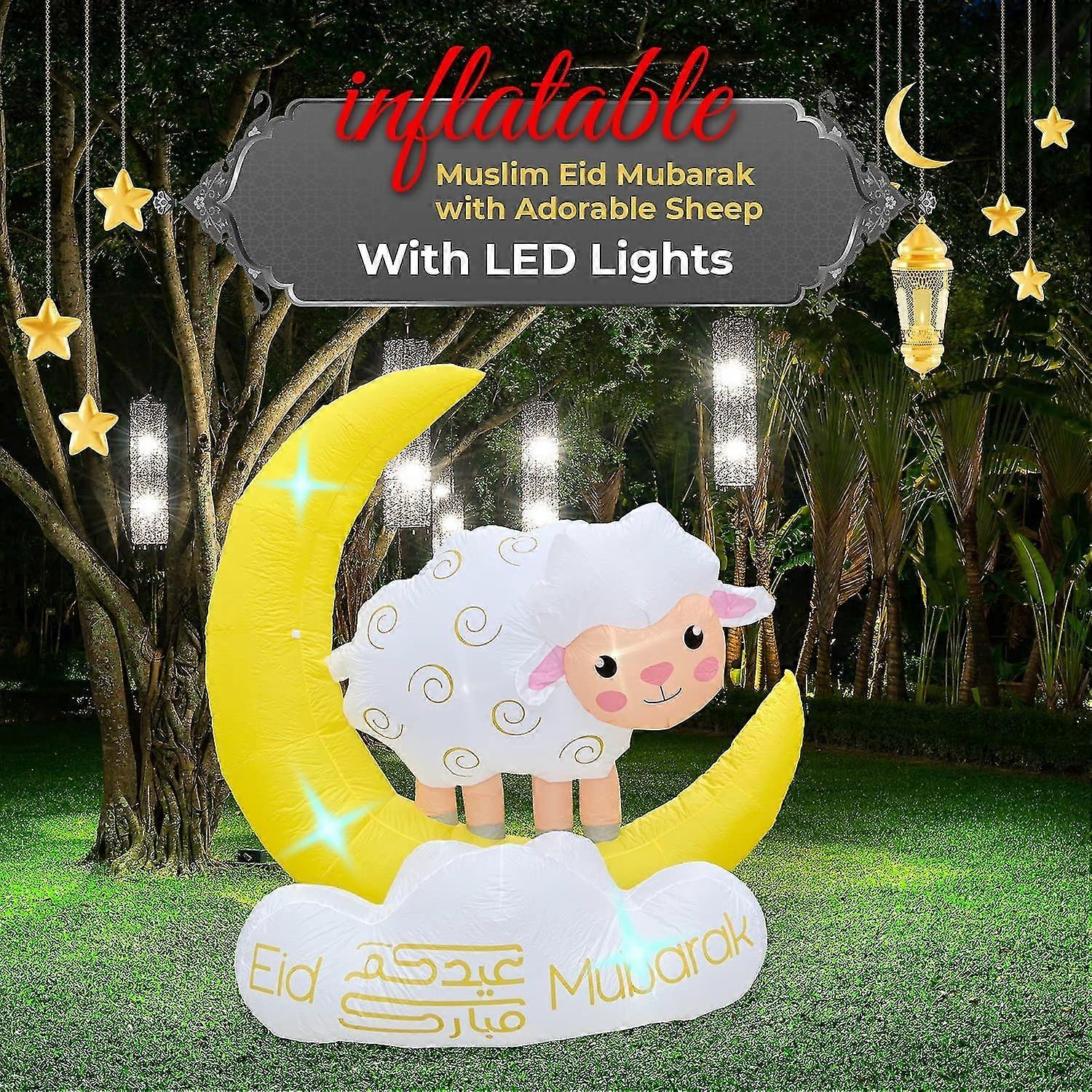 Jak Inflatable Eid Mubarak With Adorable Sheep For Celebrating Eid Al ...