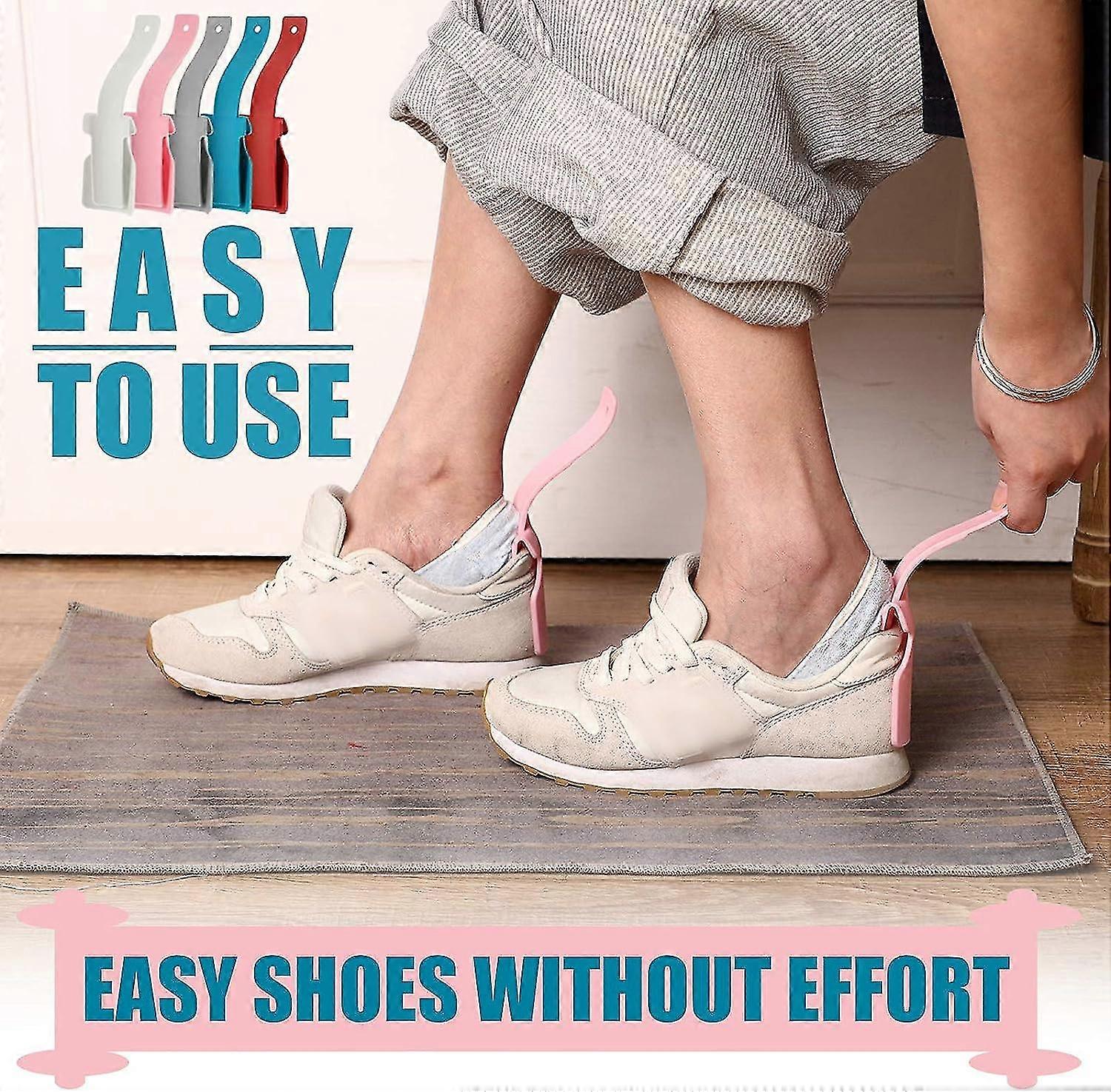 10 Pieces Lazy Shoe Helper Shoe Lifting Helper Shoe Portable Handled ...