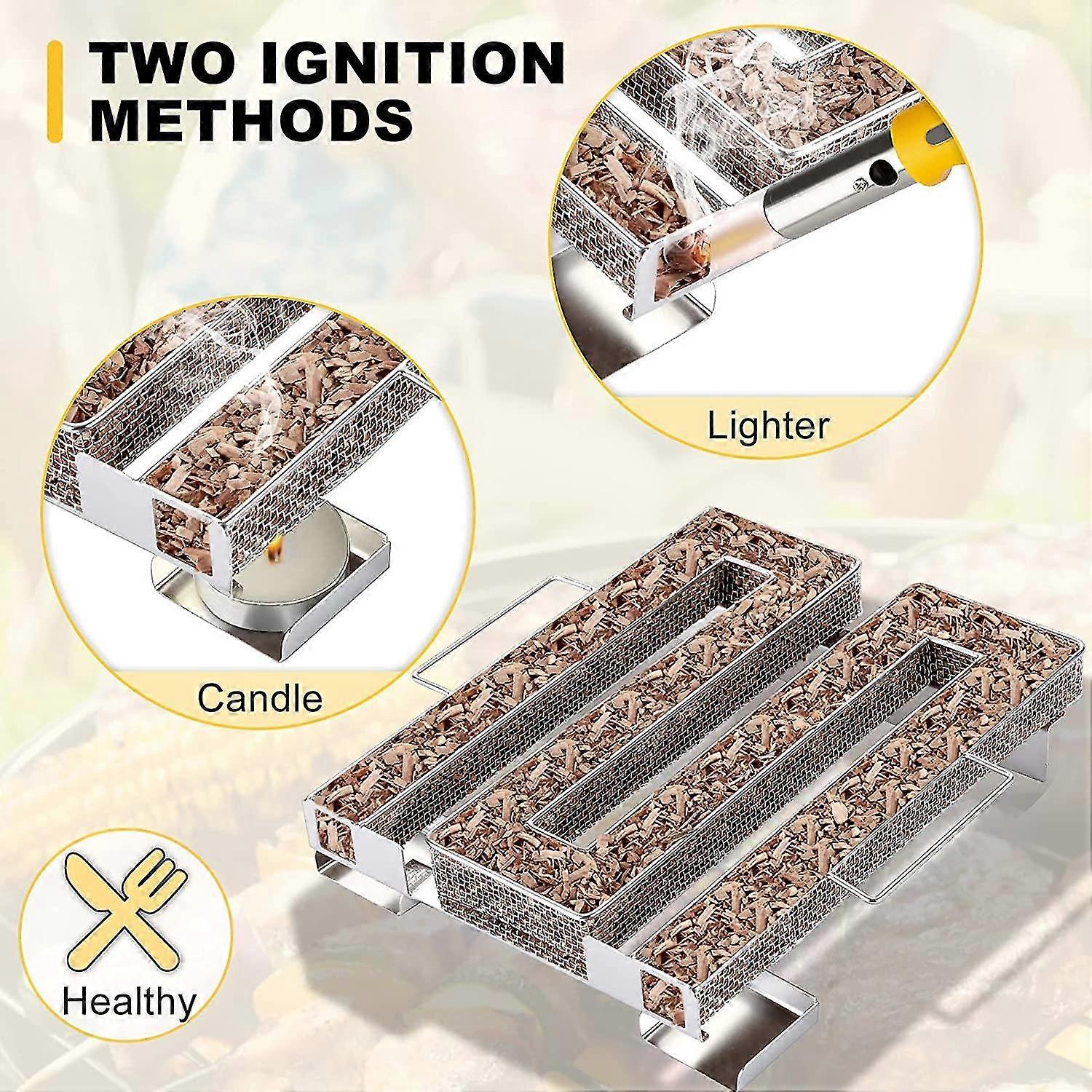 Cold Smoke Generator For Professional Smoker, Pellet Smoker Box Smoking ...