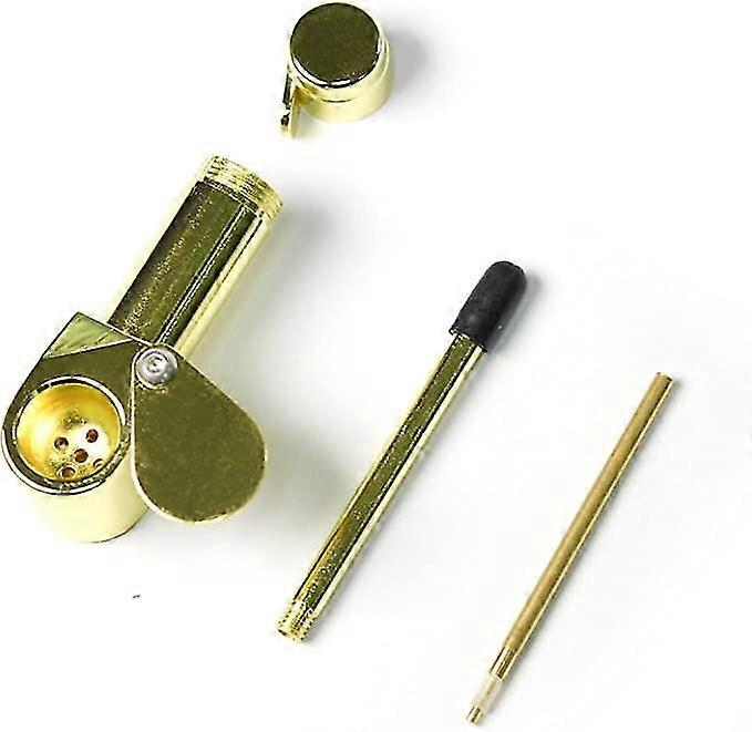 Portable Proto pipe Brass Vintage Precision CNC Machining Storage Tube ...