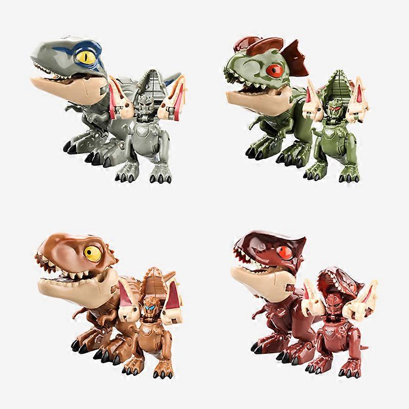Robot Dinosaurs Toys Transform Indominus Rex Carnotaurus Velociraptor ...