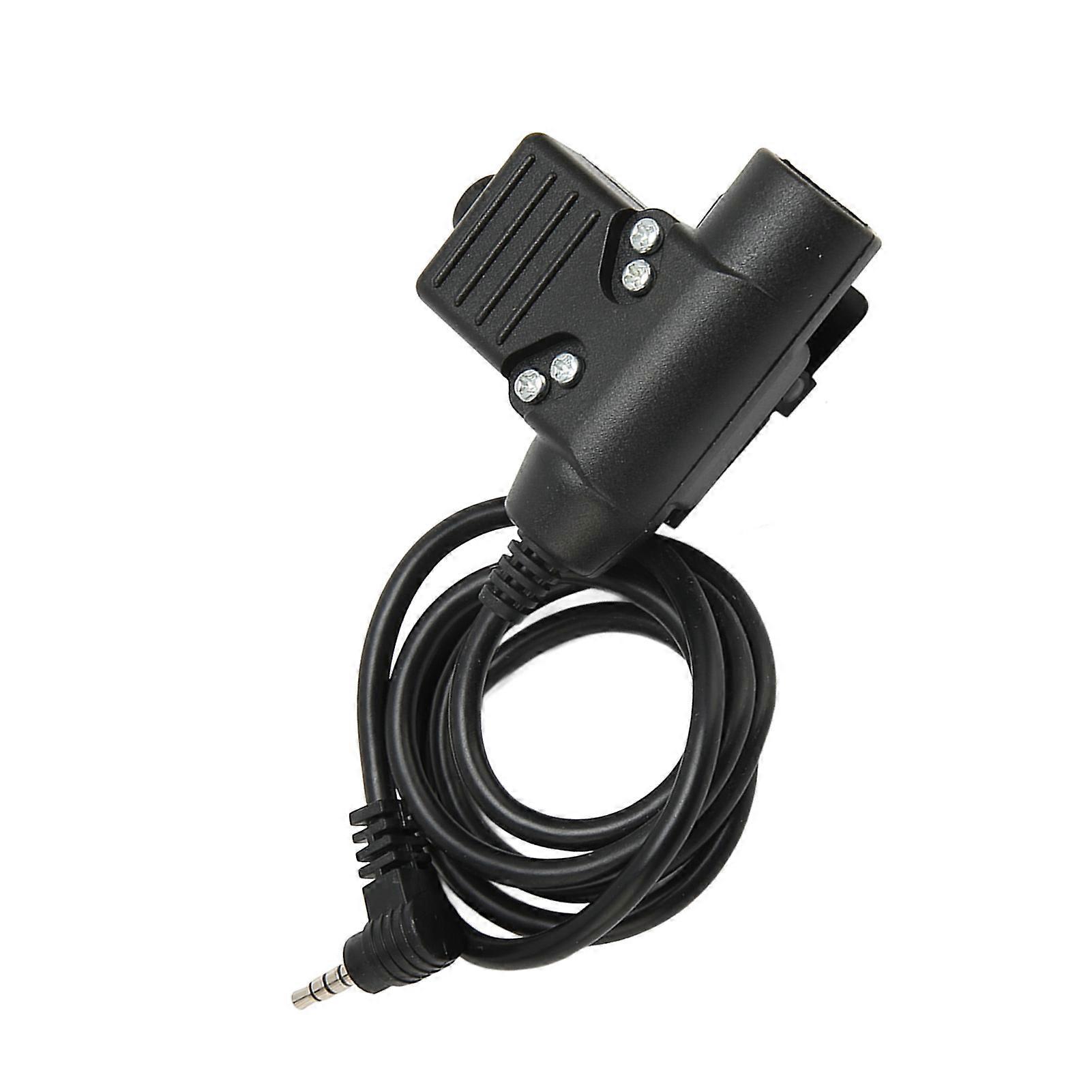 U94 PTT Cable Plug Adapter Plug and Play Headset Push to Talk Adapter ...