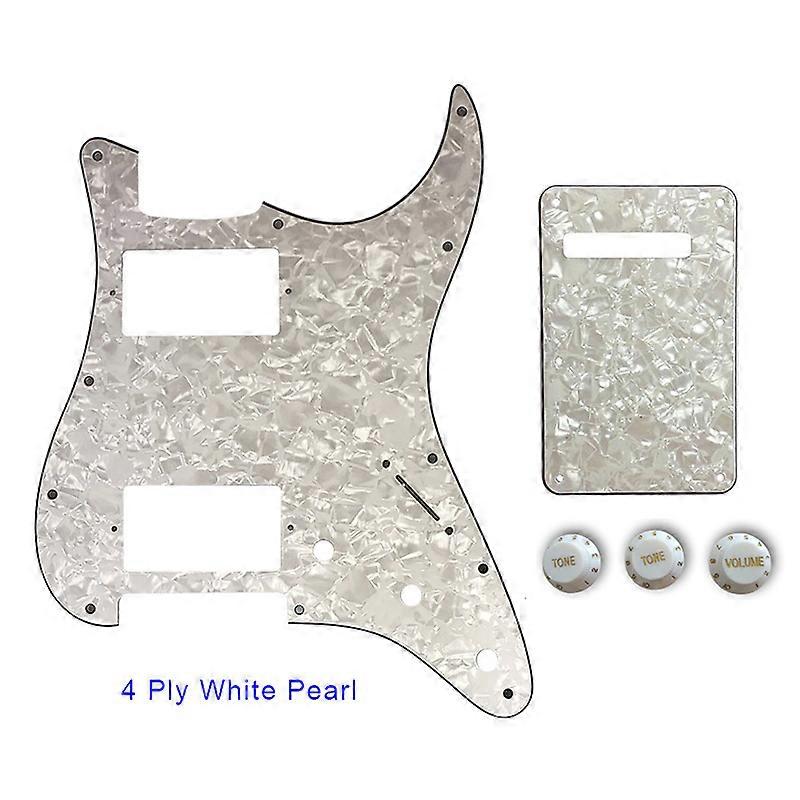 1SET Quality Electric Guitar Pickguard Scratch Plate HH PAF Humbucker ...