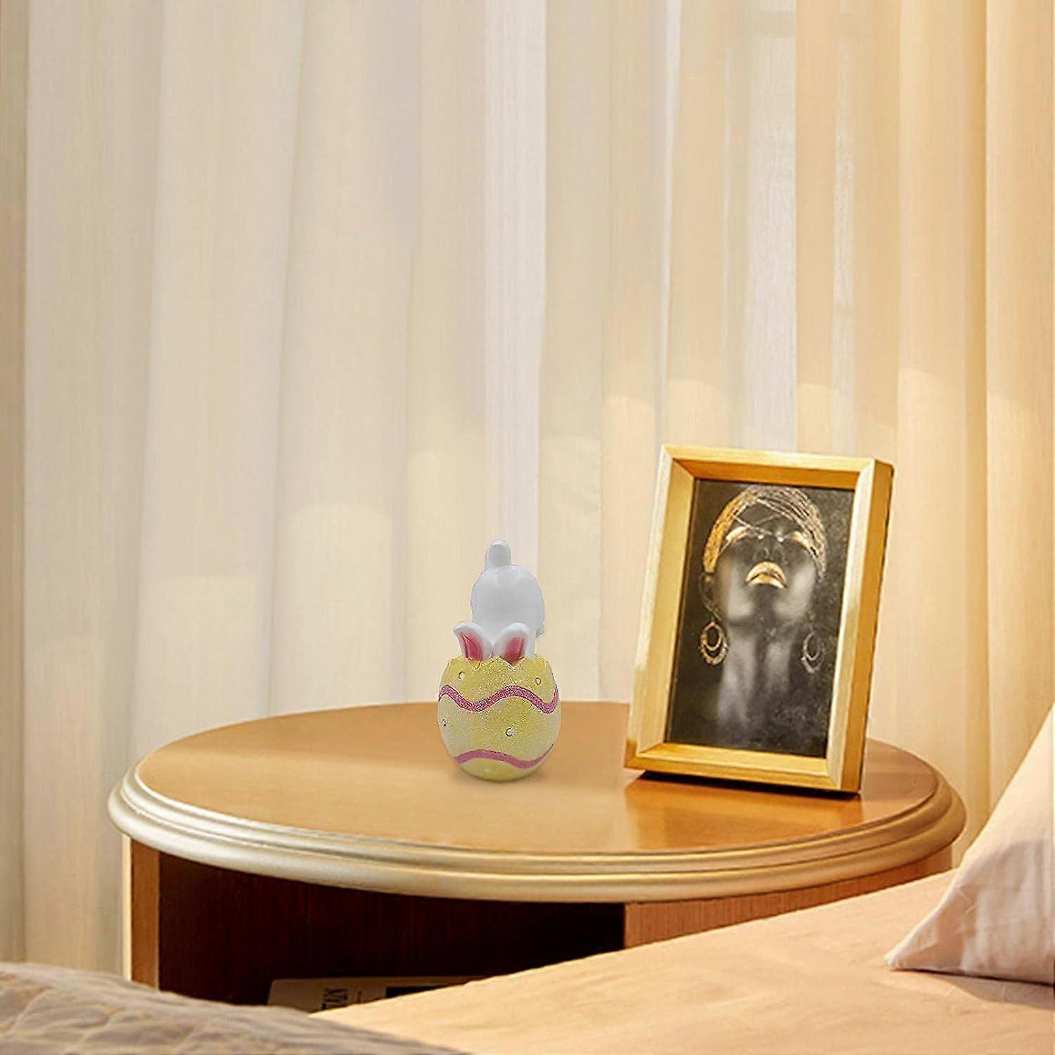 Garden Statue Outdoor Decor, Resin Spring Garden Statues Rabbit, Resin ...