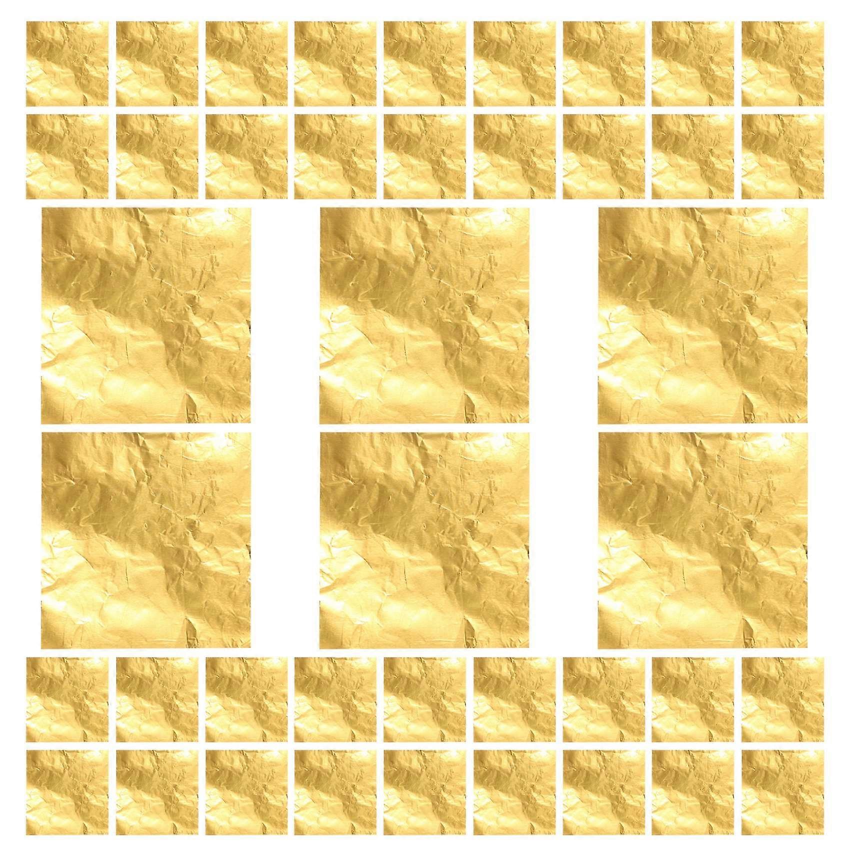 100pcs Square Sweets Candy Chocolate Lolly Paper Aluminum Foil Wrappers ...