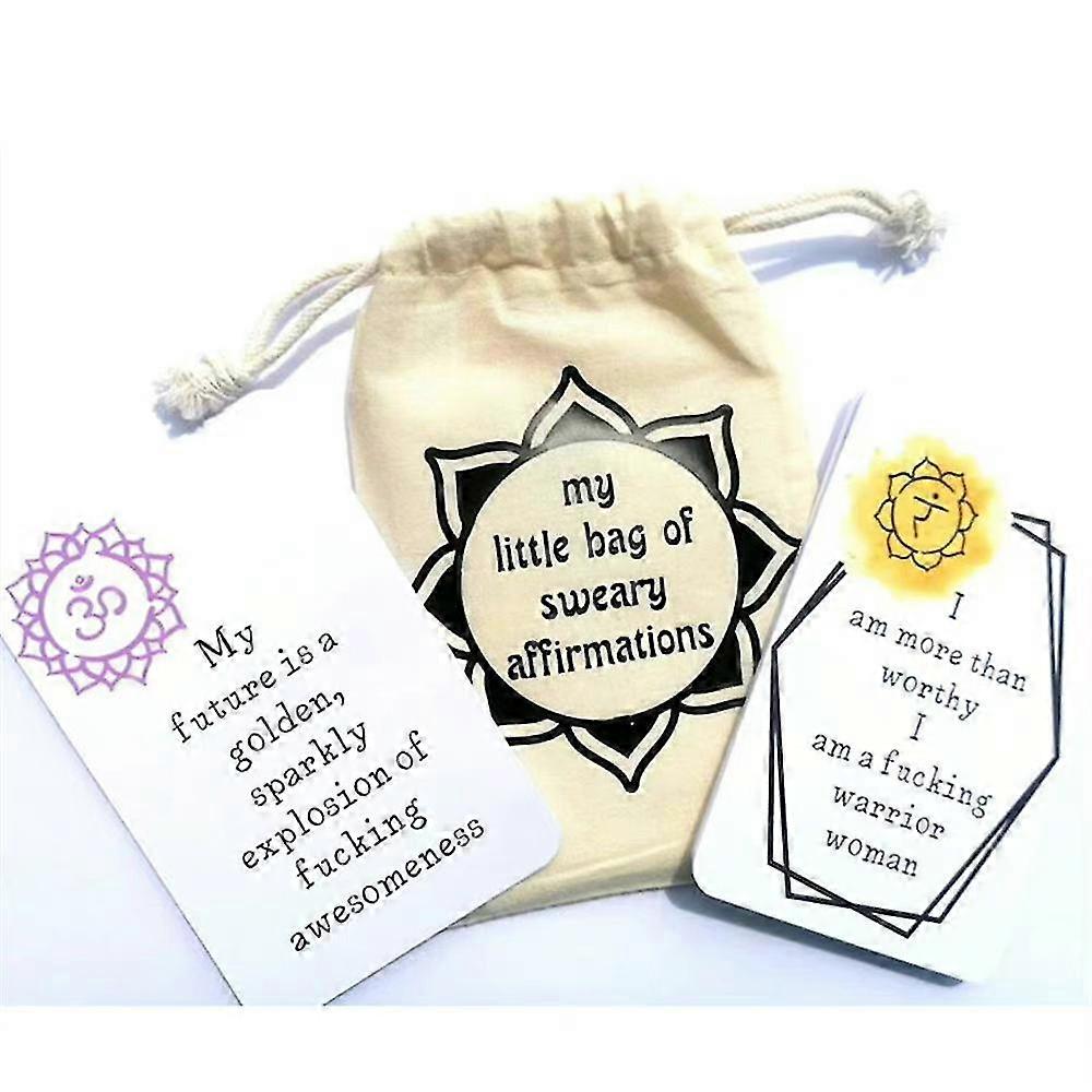 16pcs Funny Affirmation Card Gift, Sweary Affirmation Cards, Positive ...