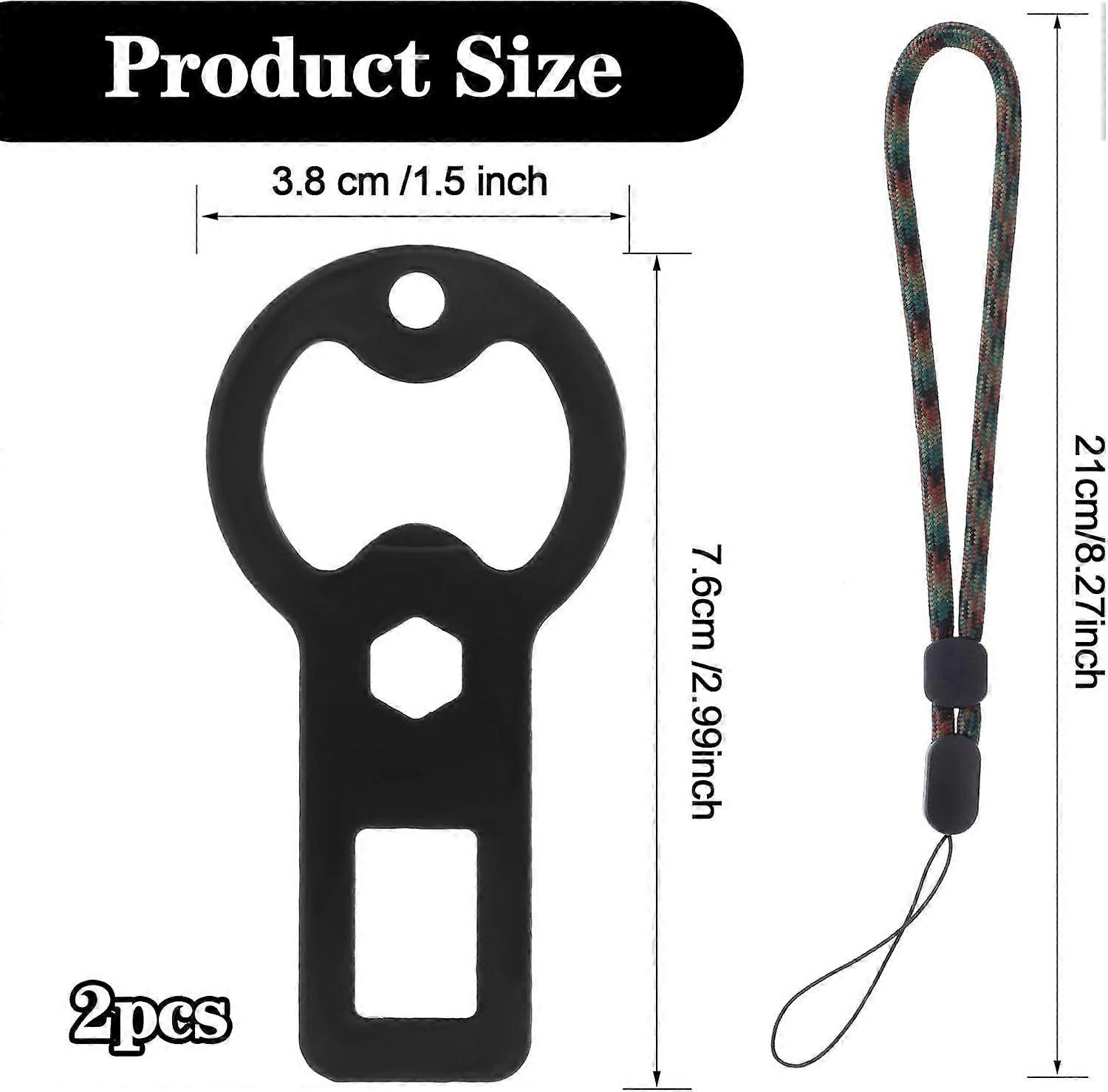 2 Pack Stainless Steel Beer Bottle Opener With 550 Paracord Lanyard ...