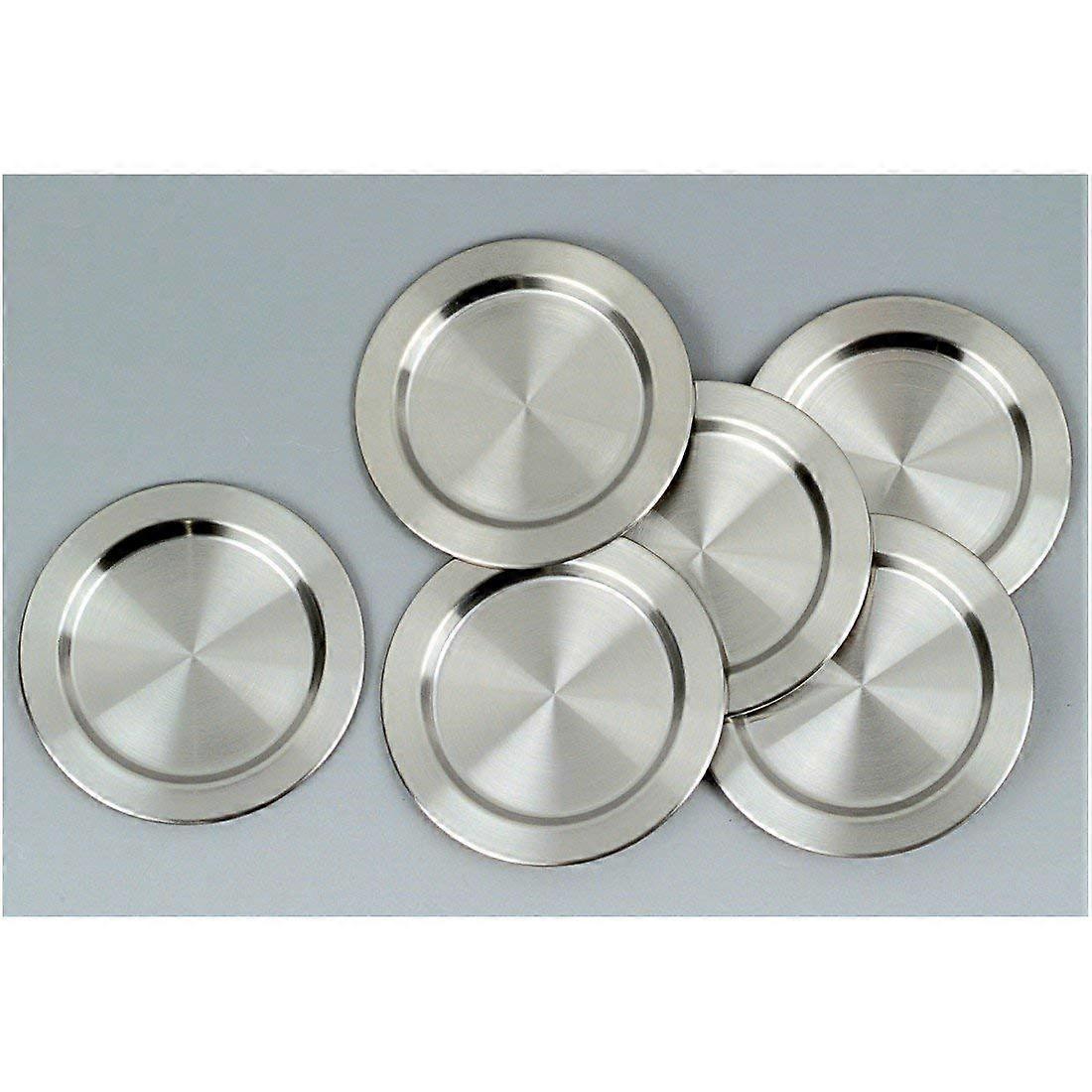 Coaster Set, Stainless Steel, Heavy Design | Fruugo UK