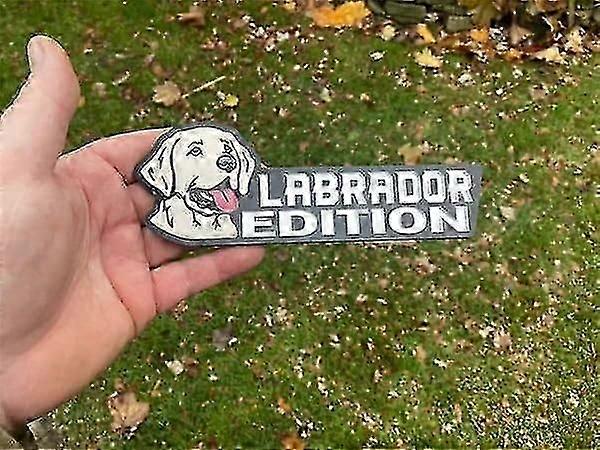 Dog Edition Car Badges Laser Cutting Car Vehicle Emblem, 3D Badge ...