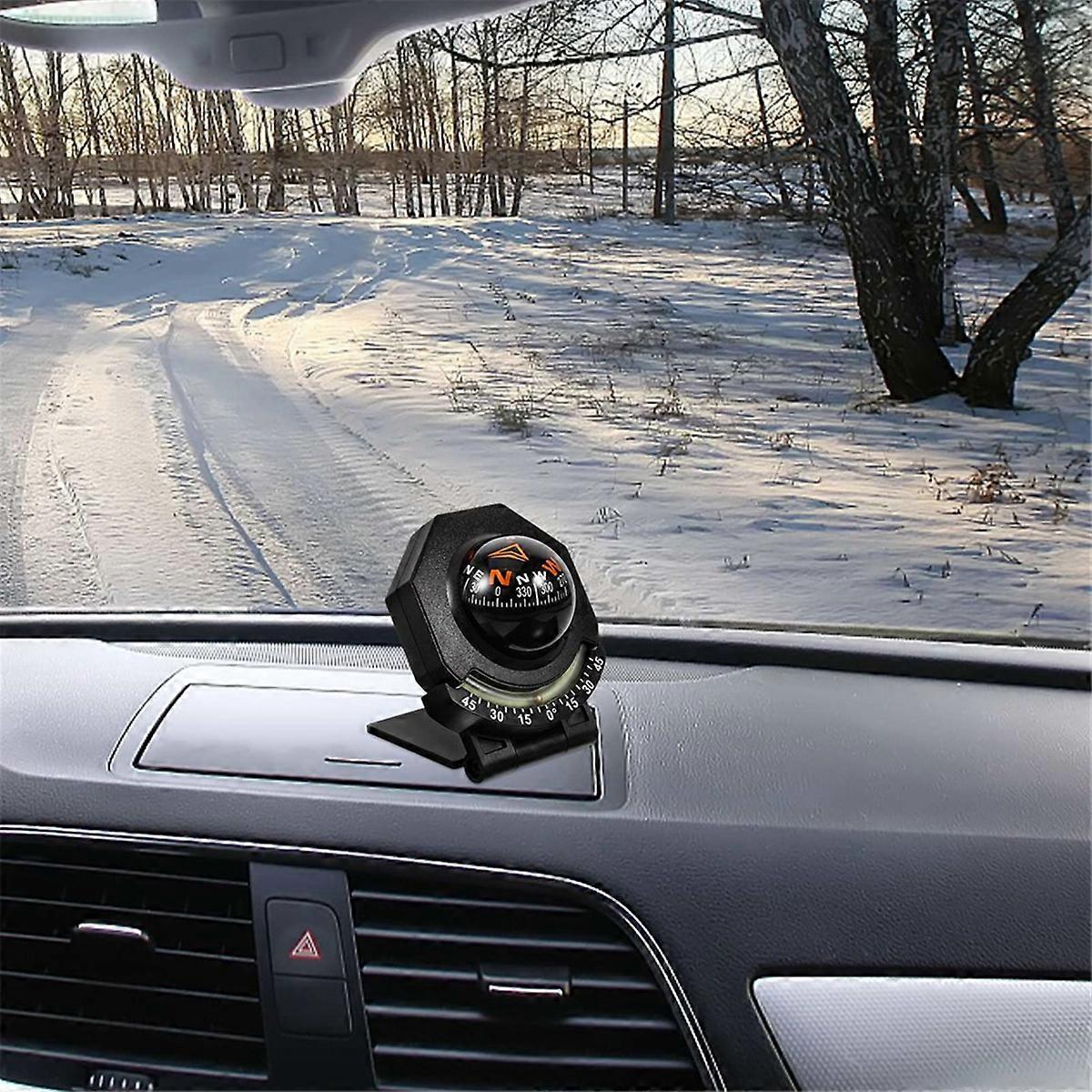 Car Compass Ball Shaped Variable Navigation Dashboard Car Compass ...