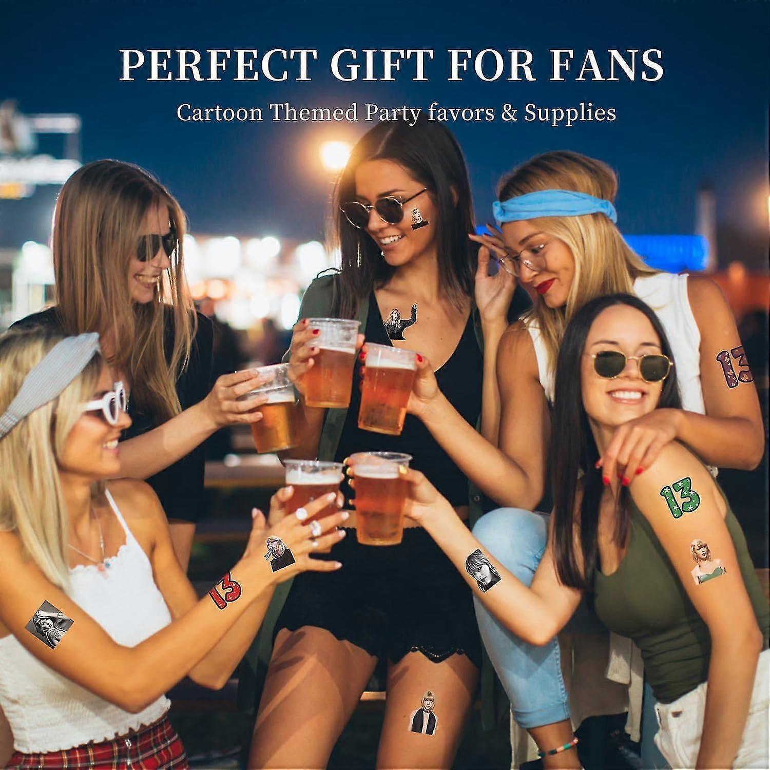 47 Pieces Waterproof Taylors Temporary Tattoo Stickers Party Favors 13 ...