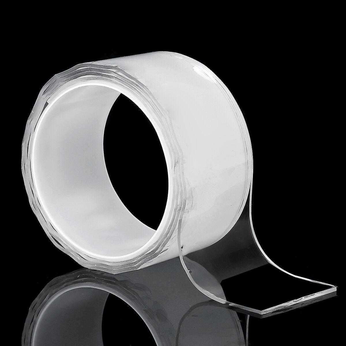 Double Sided Tape Transparent No Trace Reusable Waterproof Adhesive ...